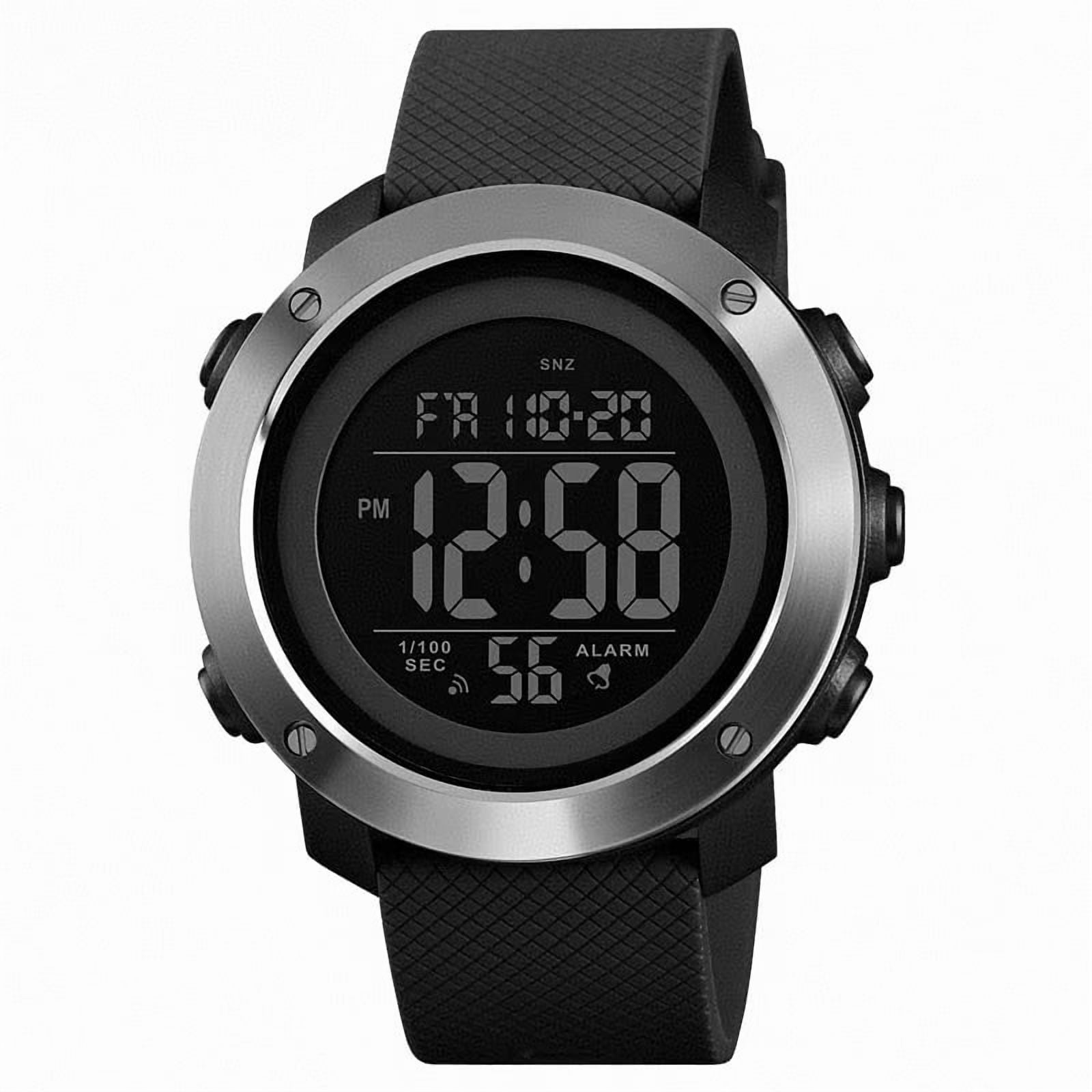 Big Digital Watch Sports Waterproof Military Back Light Watch for your ...