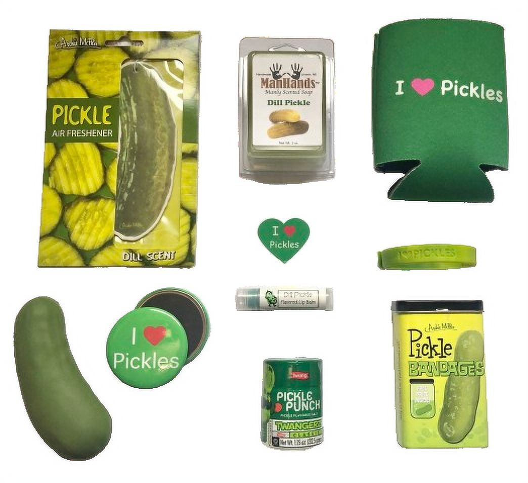 Big Dill Pickle Lovers Gift Pack (10pc Set) - Bandages, Lip Balm ...