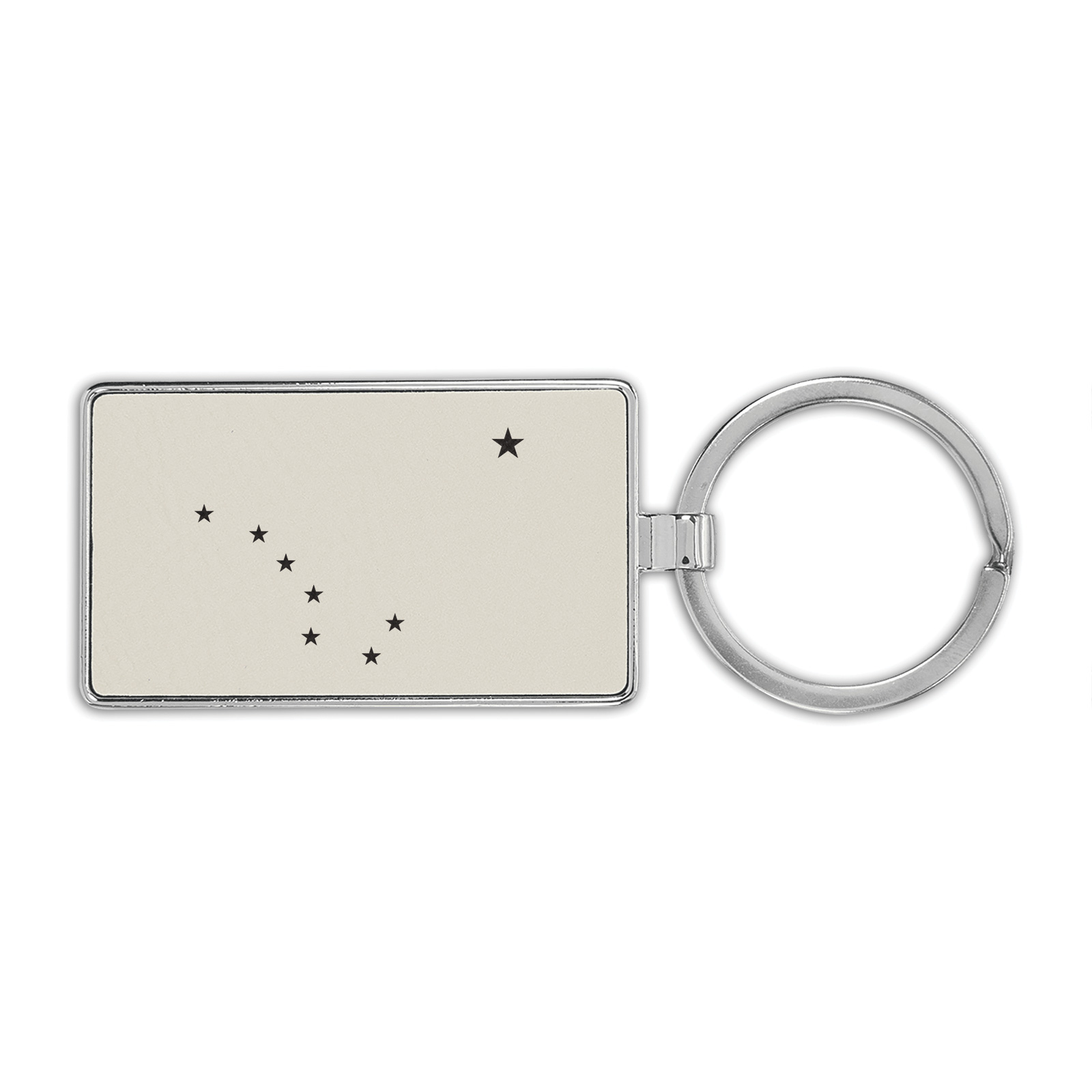Big Dipper Alaska Premium Leatherette Keychain constellation - White ...
