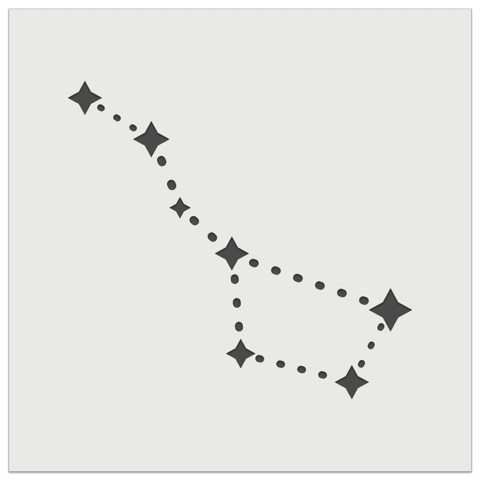 Big Dipper Plough Ursa Major Star Constellation DIY Cookie Wall Craft ...