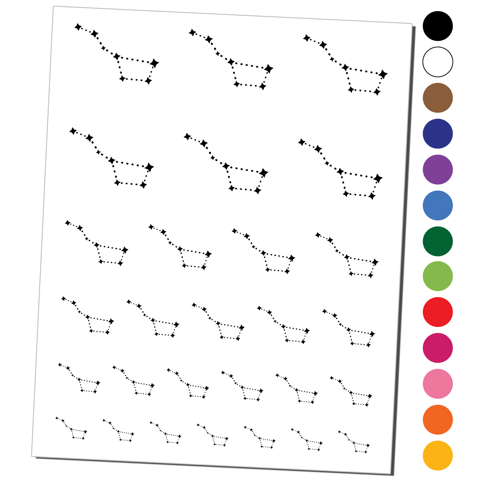 Big Dipper Plough Ursa Major Star Constellation Water Resistant ...