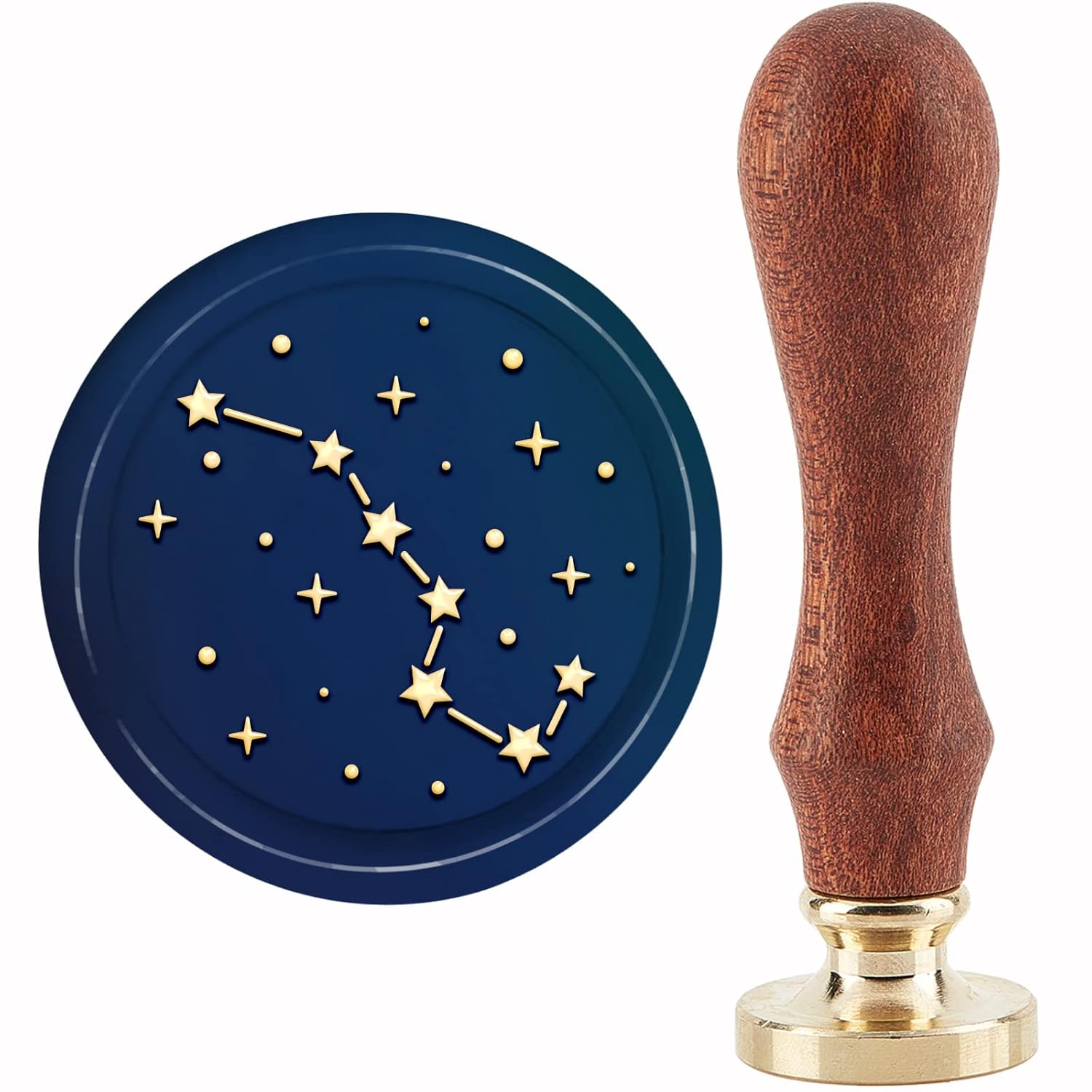 Big Dipper Wax Seal Stamp Stars Sky Wax Stamp 30mm/1.18inch Removable ...