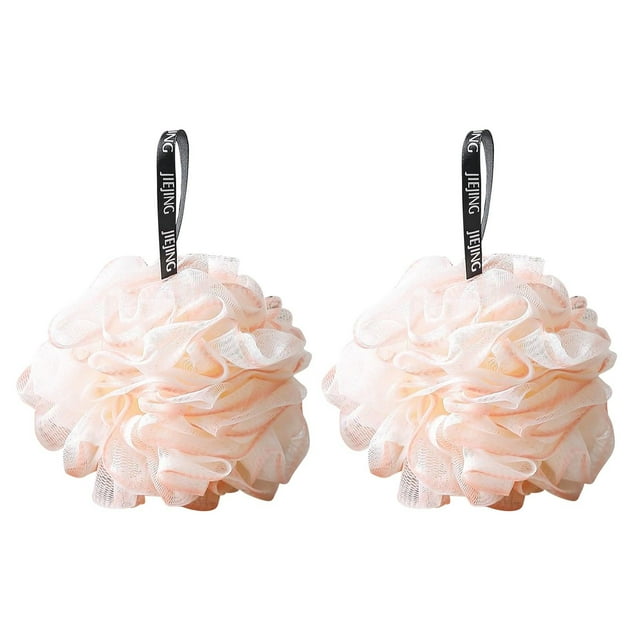 Big Discount Dual Exfoliating Shower Loofah Sponge Set Of 2 Luxury