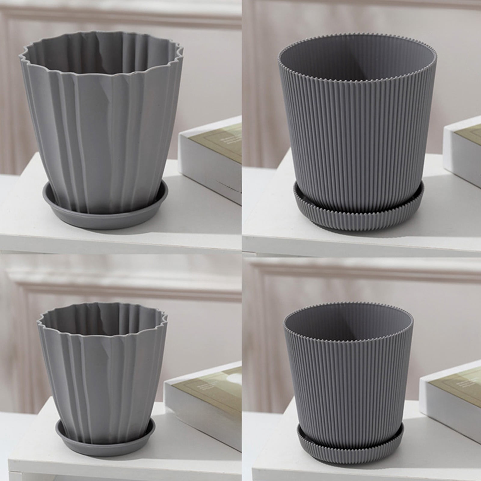 Big Discount, Green Plastic Plant Pots, Balcony Vegetable Garden ...