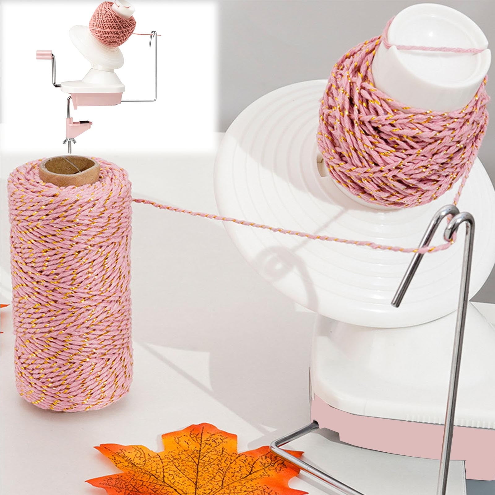 Big Discount, Hand-Cranked Yarn Winding Machine, Household Spool Winder ...