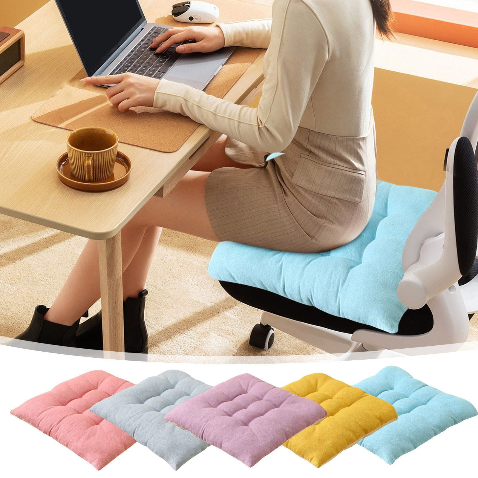 Big Discount, Thickened Seat Cushion, Comfortable Chair Cushion, Office ...