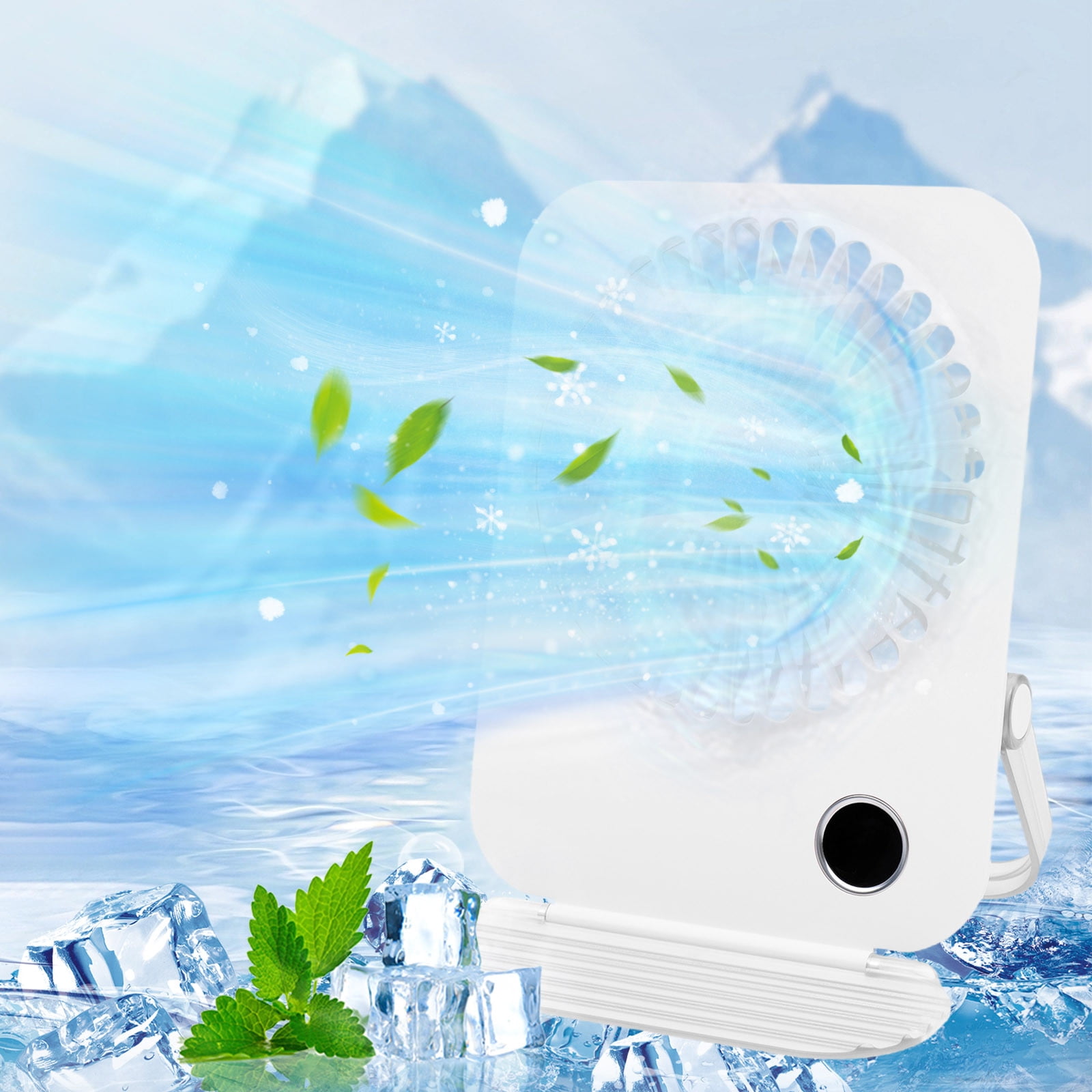 Big Discount, USB-Powered Thin Portable Fan, Foldable, Super Quiet with ...