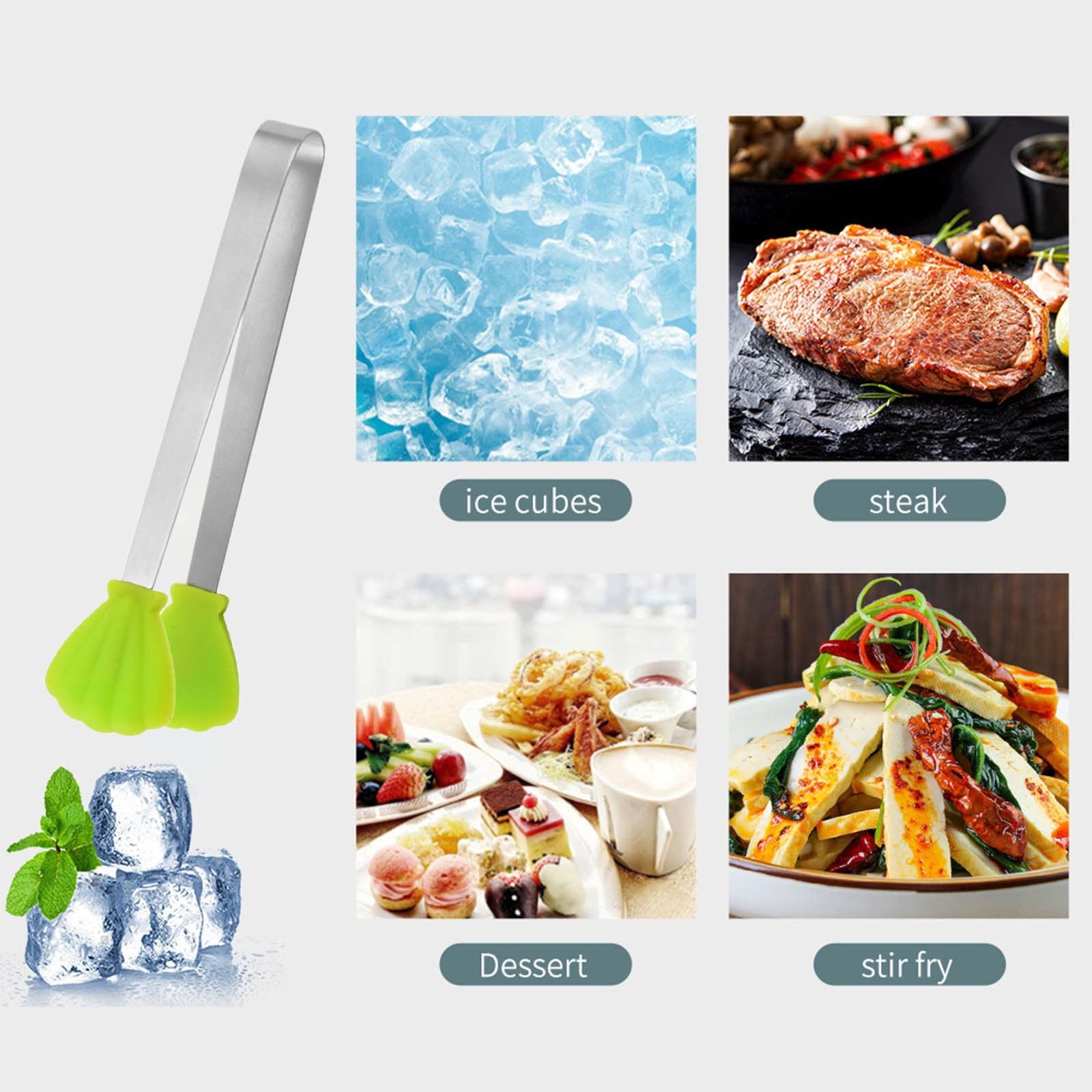 Big Discounts,Stainless Steel Silicone Clamps, Mini Ice Cube Clips ...