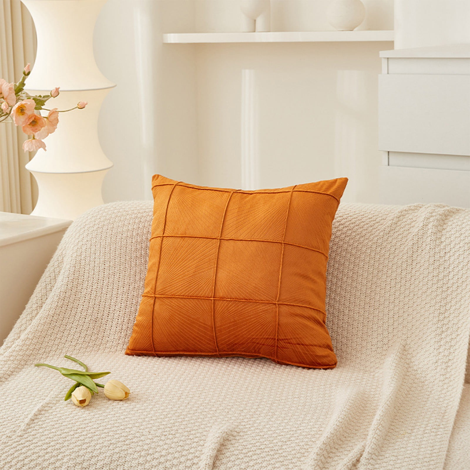 Big Discounts, Topliu Soft Brushed Fabric Back Cushion Pillow Case ...