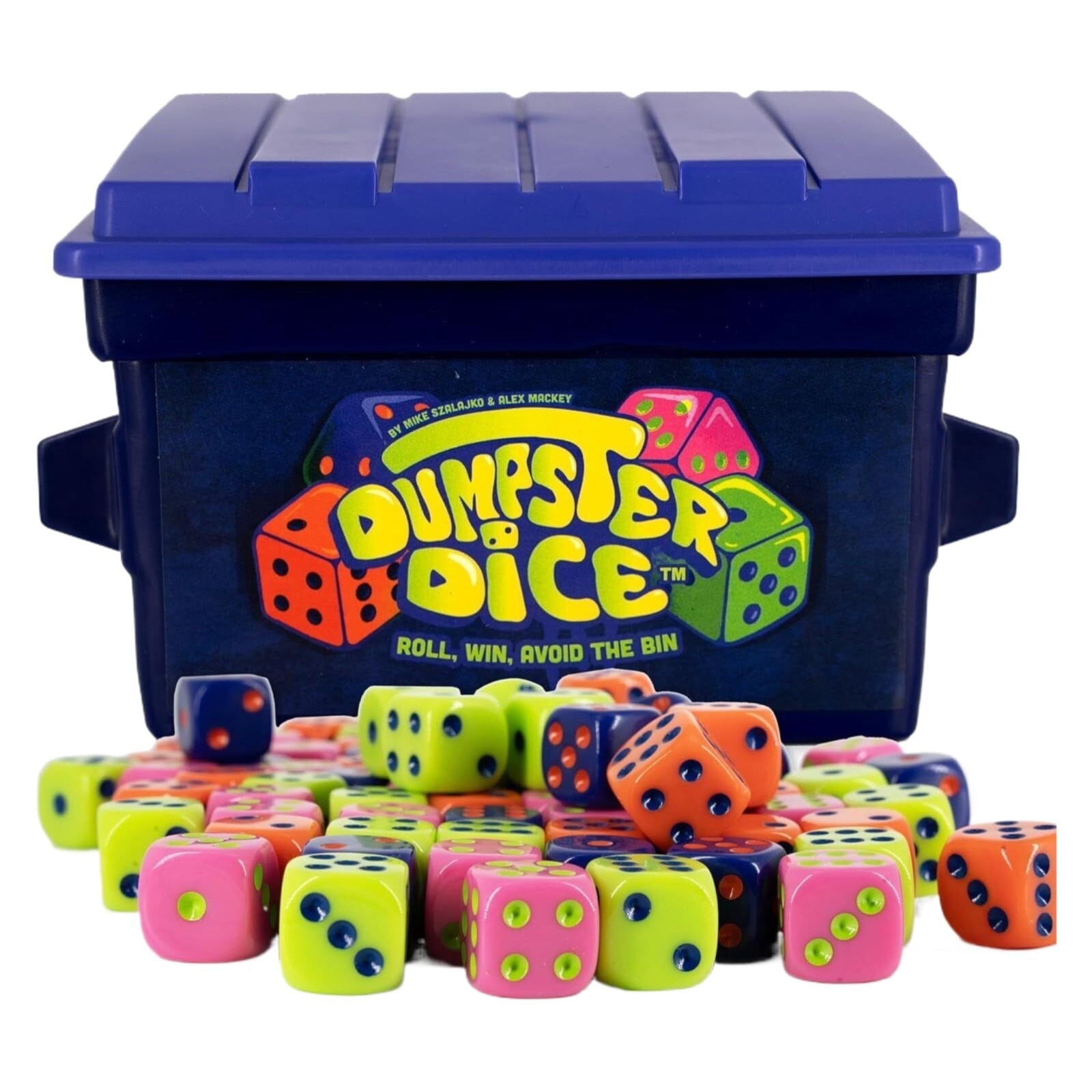Big Discoveries Dumpster Dice Game, 80 Pack Colorful D6 Dice, Stickers ...