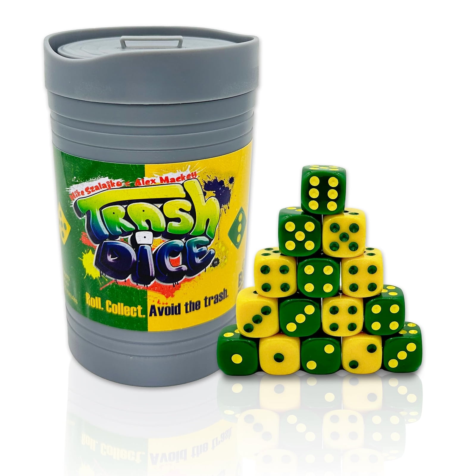 Big Discoveries Trash Dice - Fast-Paced Family Dice Game - Exciting 2-Player Board and Dice Game ...