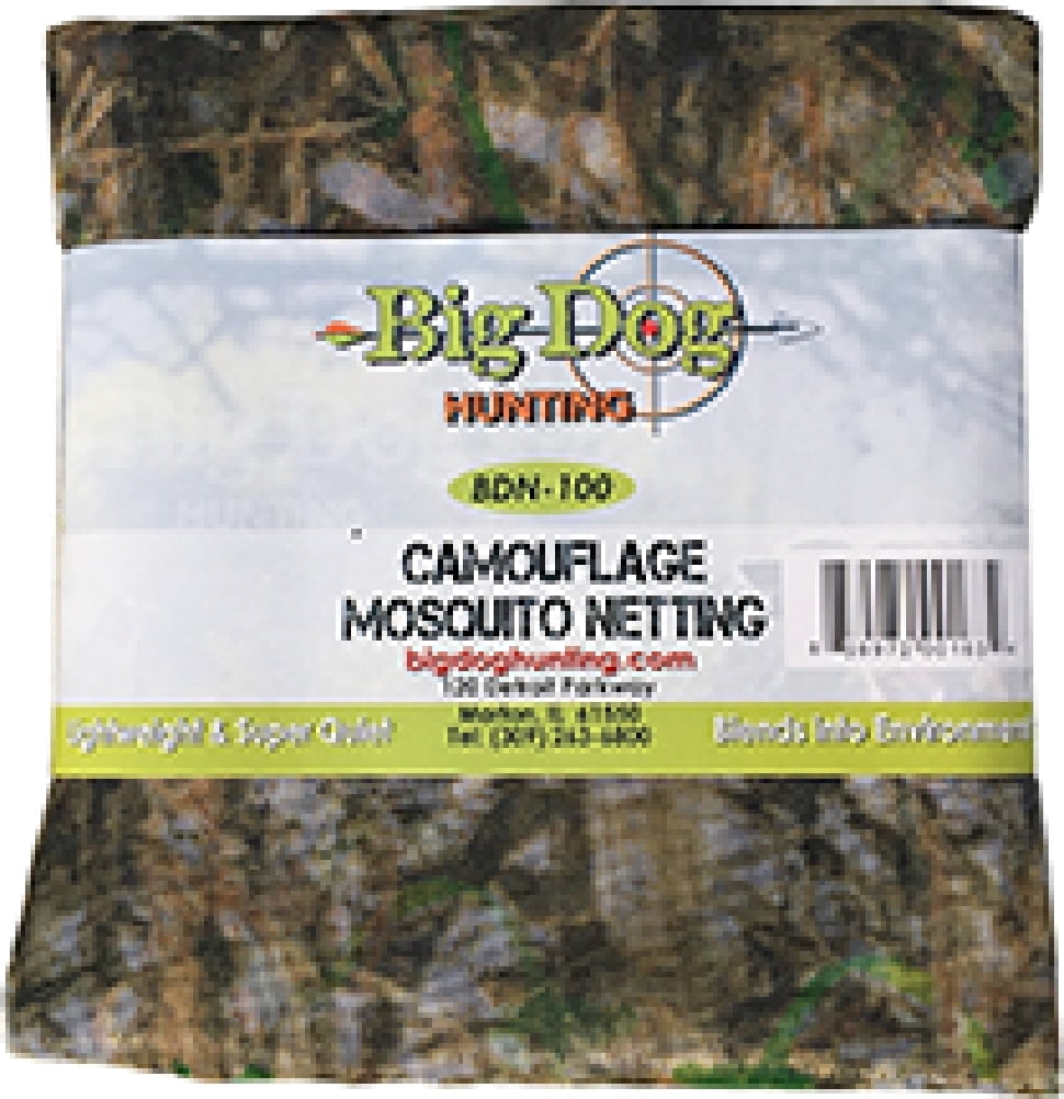 Big Dog Hunting Camouflage Mosquito Netting - Walmart.com
