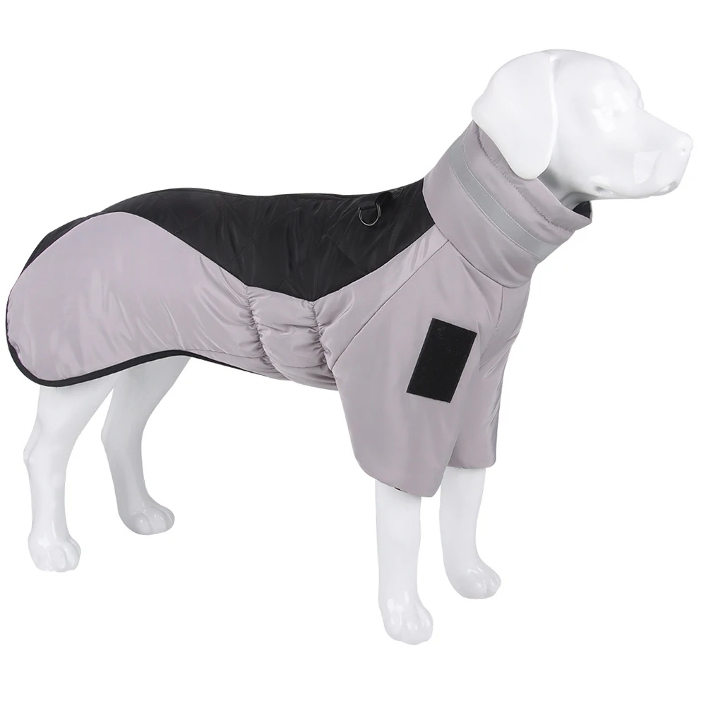 Big Dog Jacket Winter Warm Dog Clothes for Medium Large Dogs Waterproof ...