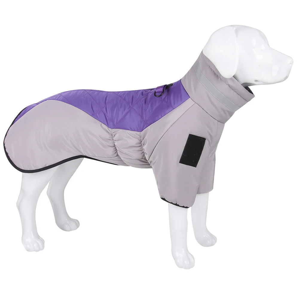 Big Dog Jacket Winter Warm Dog Clothes for Medium Large Dogs Waterproof ...
