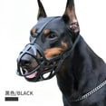 Big Dog Muzzle Mouth Cover Prevent Biting Screaming Eat Small Large Dog ...