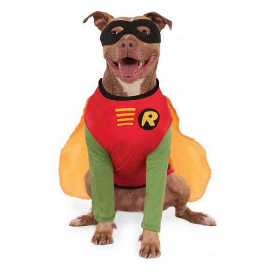 Rubies, DC Comics Robin Pet Costume for Big Dogs, 2XL, Heroic Style ...