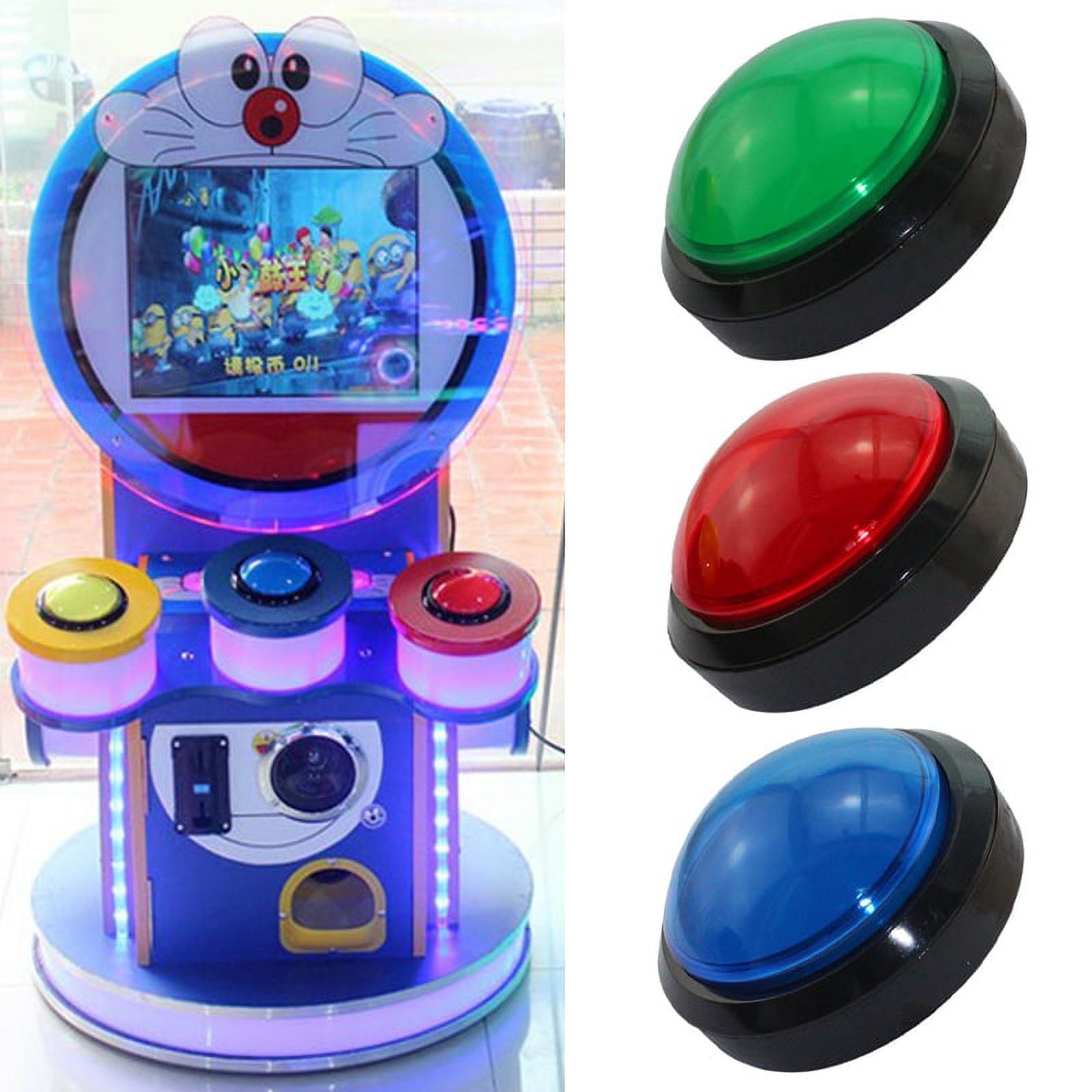 Big Dome Pushbutton 100mm Illuminated Arcade Push Buttons Led with ...