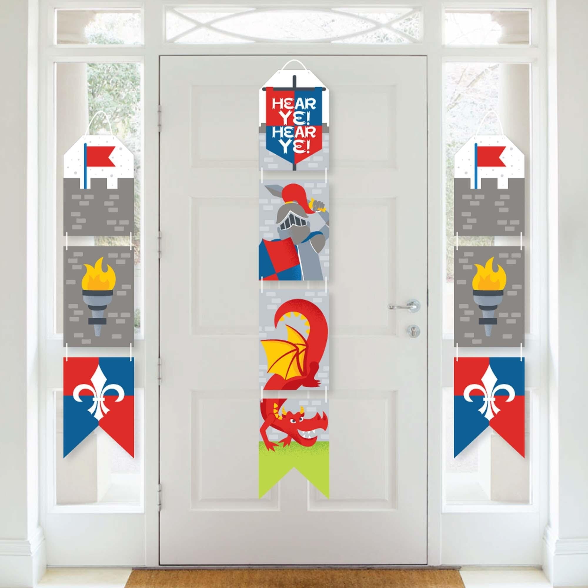 Big Dot of Happiness Calling All Knights and Dragons - Hanging Vertical ...
