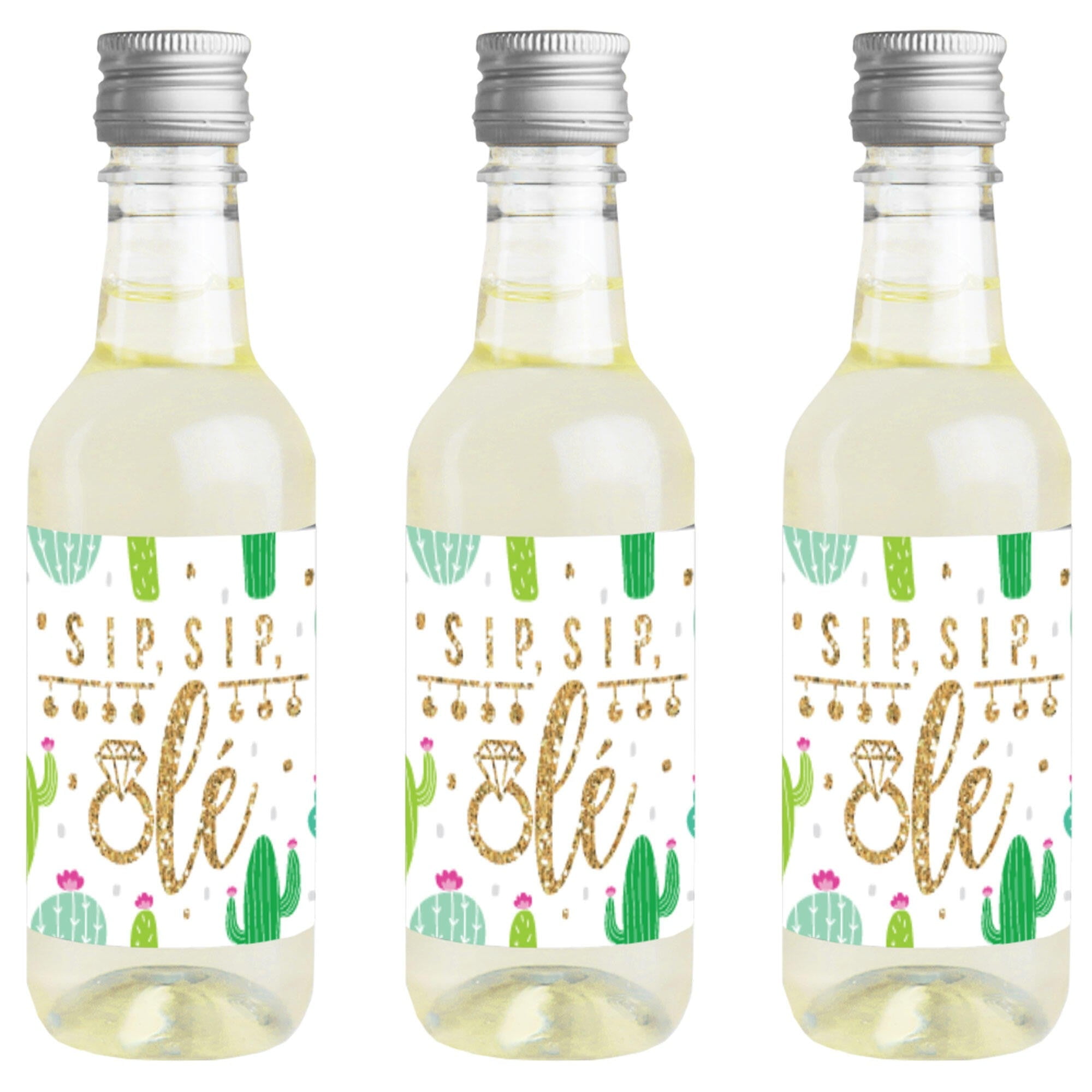 Big Dot of Happiness Final Fiesta - Mini Wine & Champagne Bottle Label ...