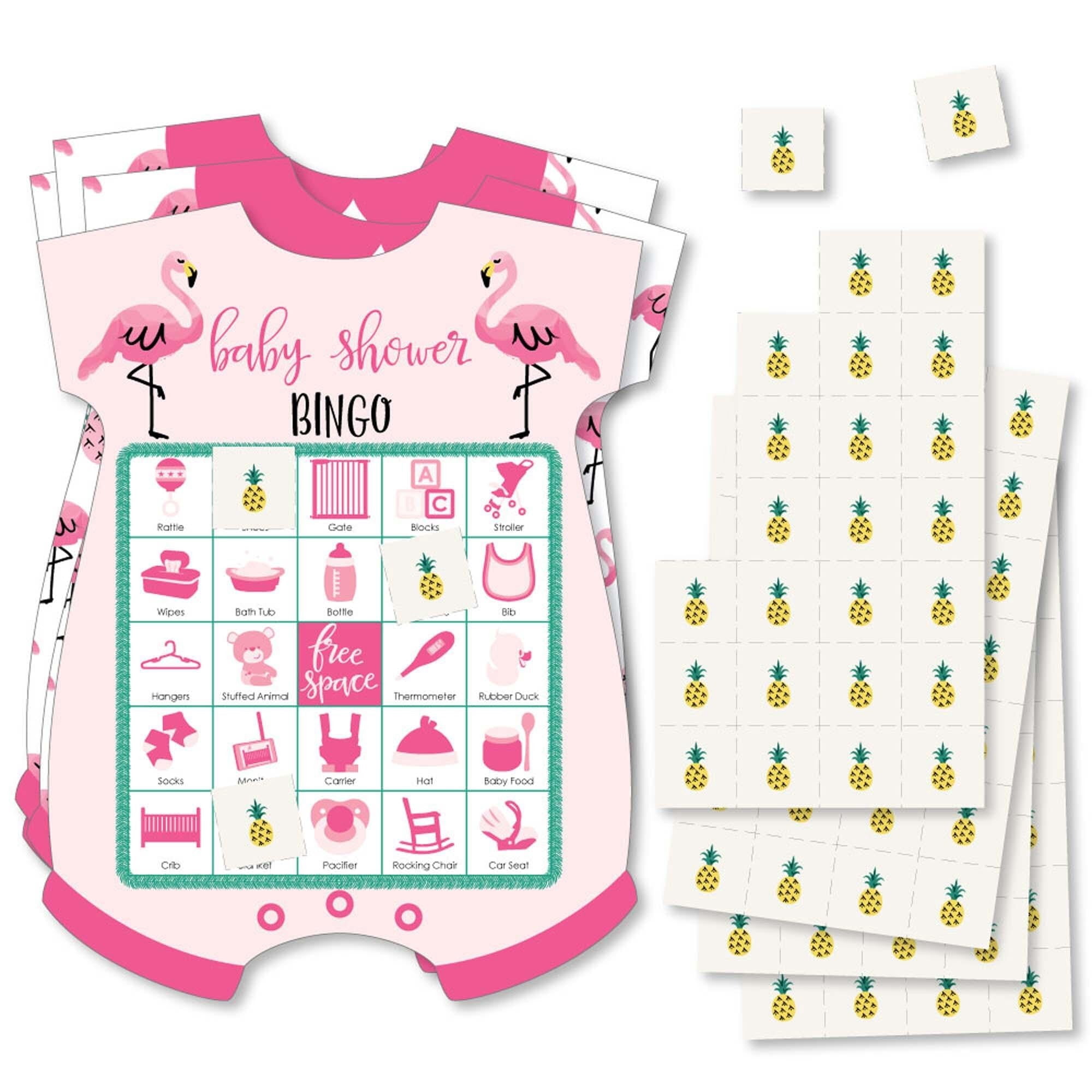 Big Dot of Happiness Pink Flamingo - Party Like a Pineapple - Picture ...