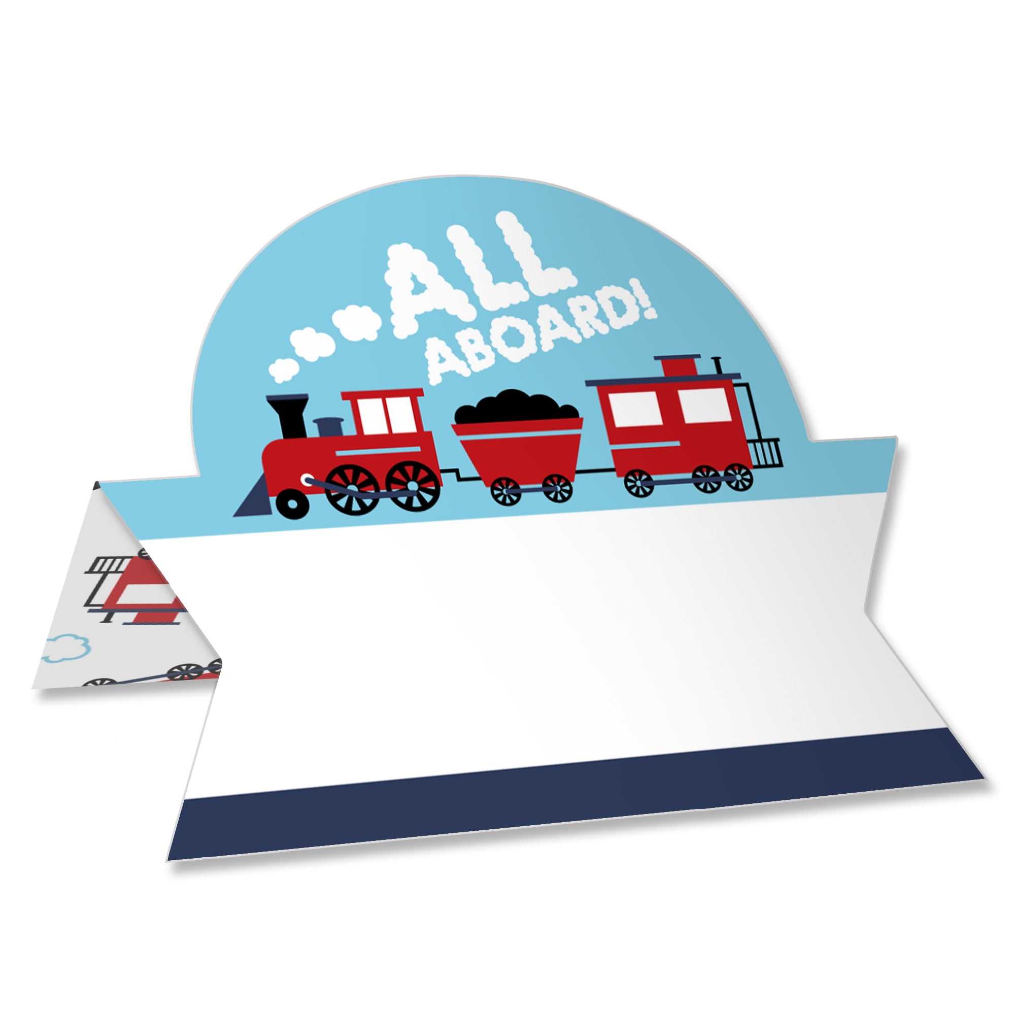 Big Dot of Happiness Railroad Party Crossing - Steam Train Birthday ...