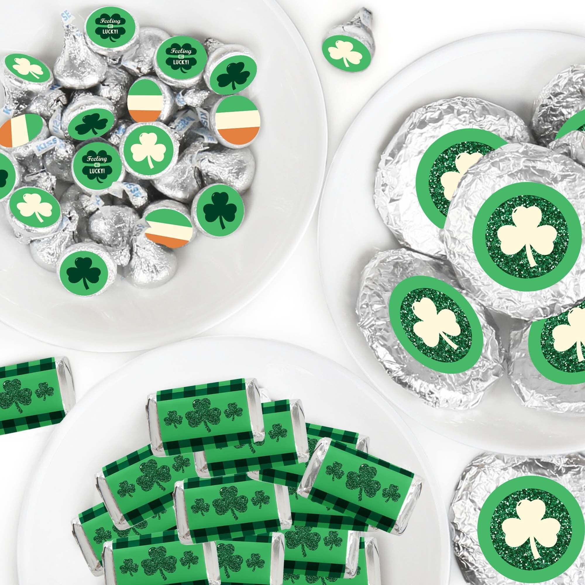 Big Dot of Happiness St. Patrick's Day - Mini Candy Bar, Round Candy ...