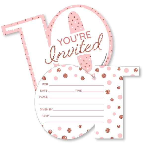 Word Party Birthday Invitation