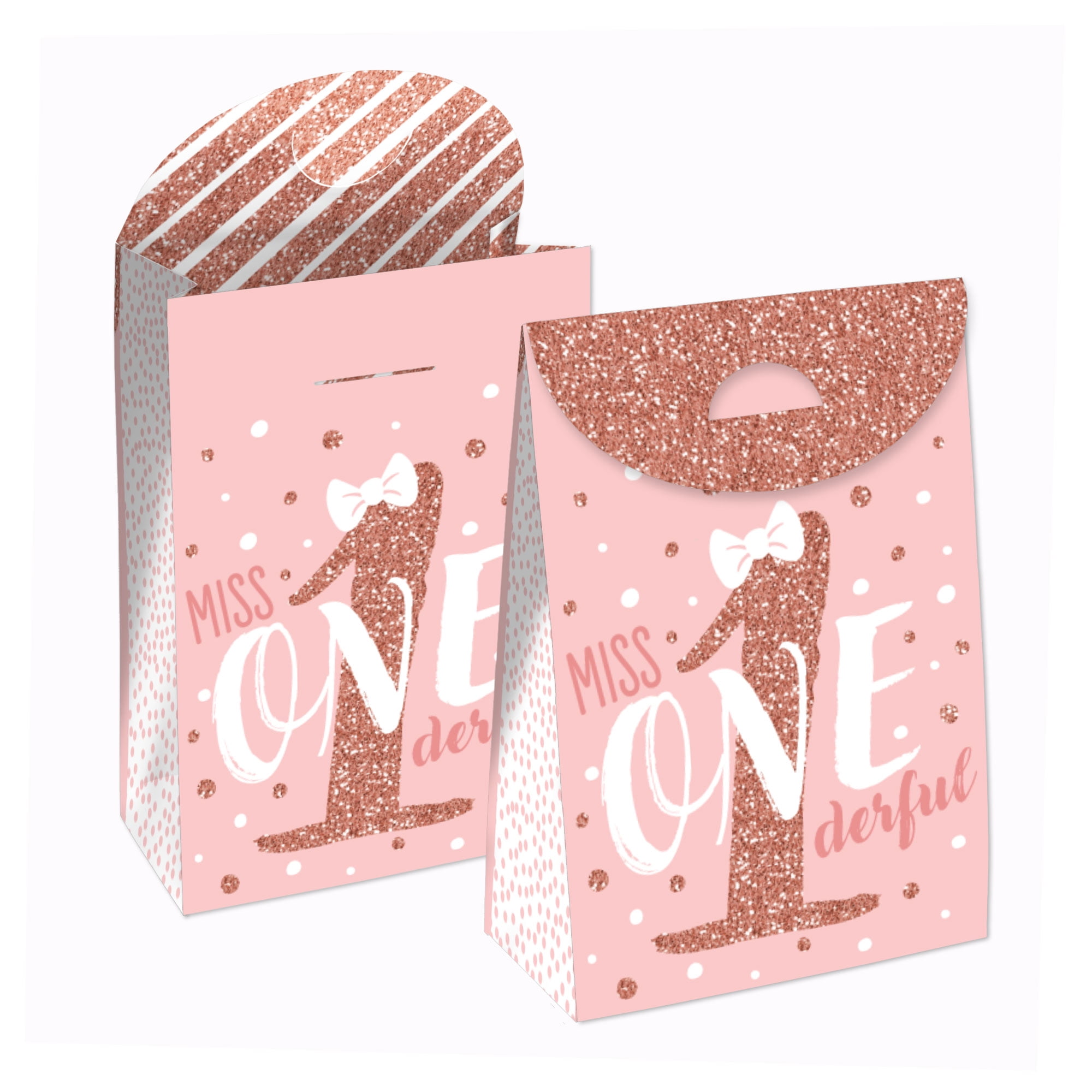Big Dot of Happiness 1st Birthday Little Miss Onederful - Girl First ...