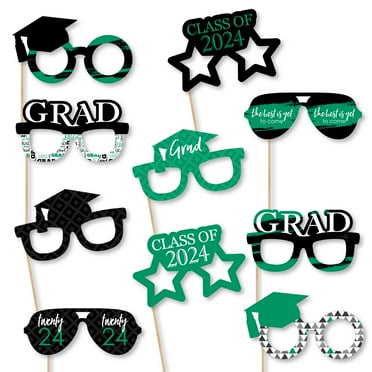 Big Dot of Happiness Funny Hello College Graduation Party Photo Booth ...