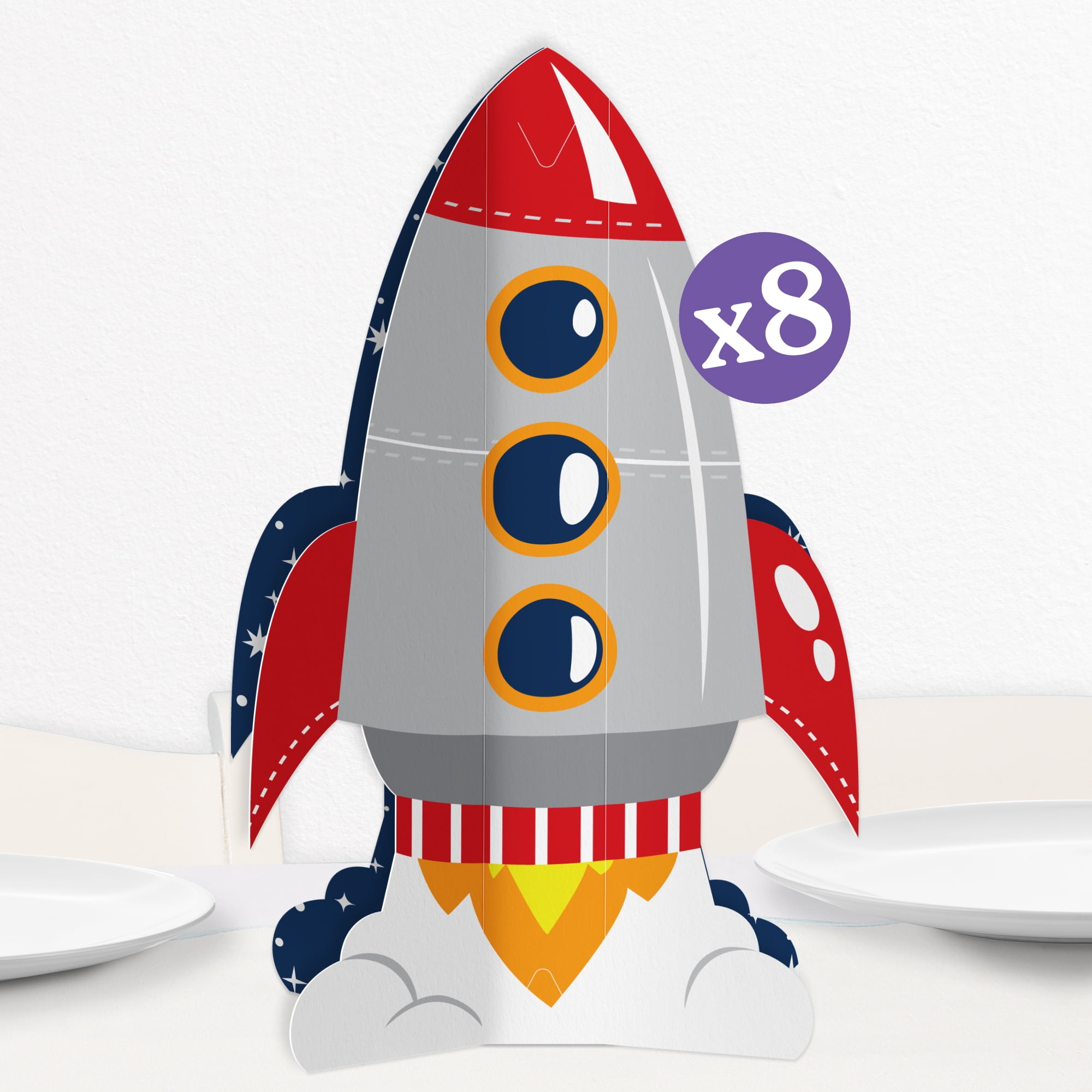 Big Dot of Happiness 3D Blast Off to Outer Space Centerpiece Table ...