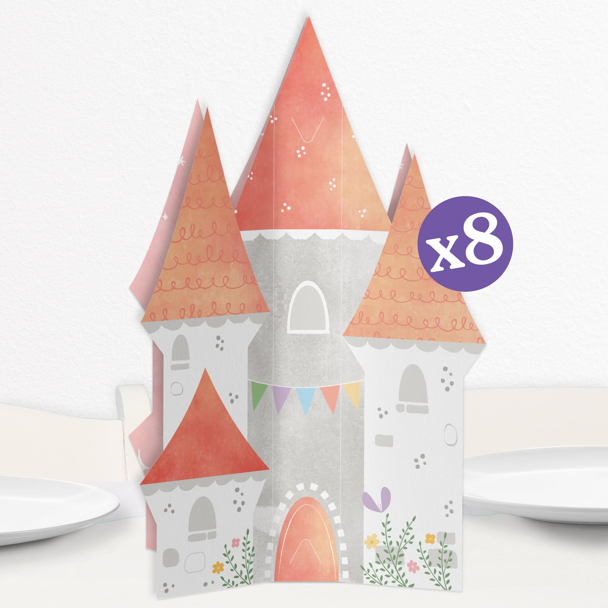 Big Dot of Happiness 3D Princess Castle Centerpiece Table Decorations ...