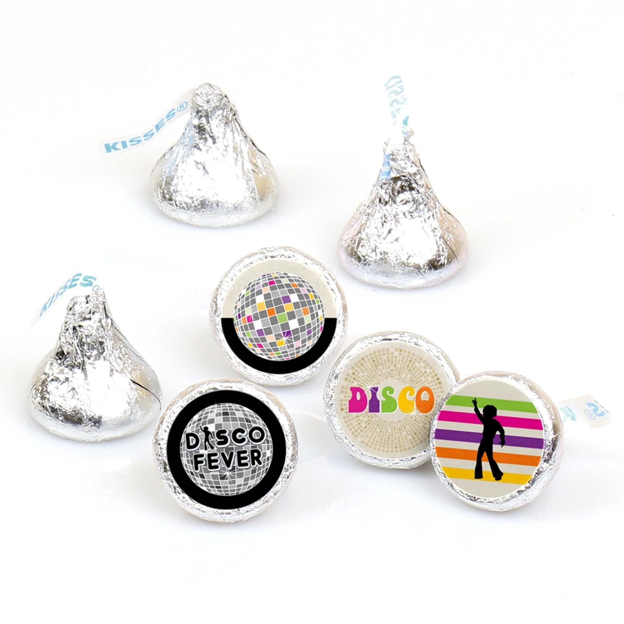 Big Dot of Happiness 70's Disco - 1970's Disco Fever Party Round Candy ...