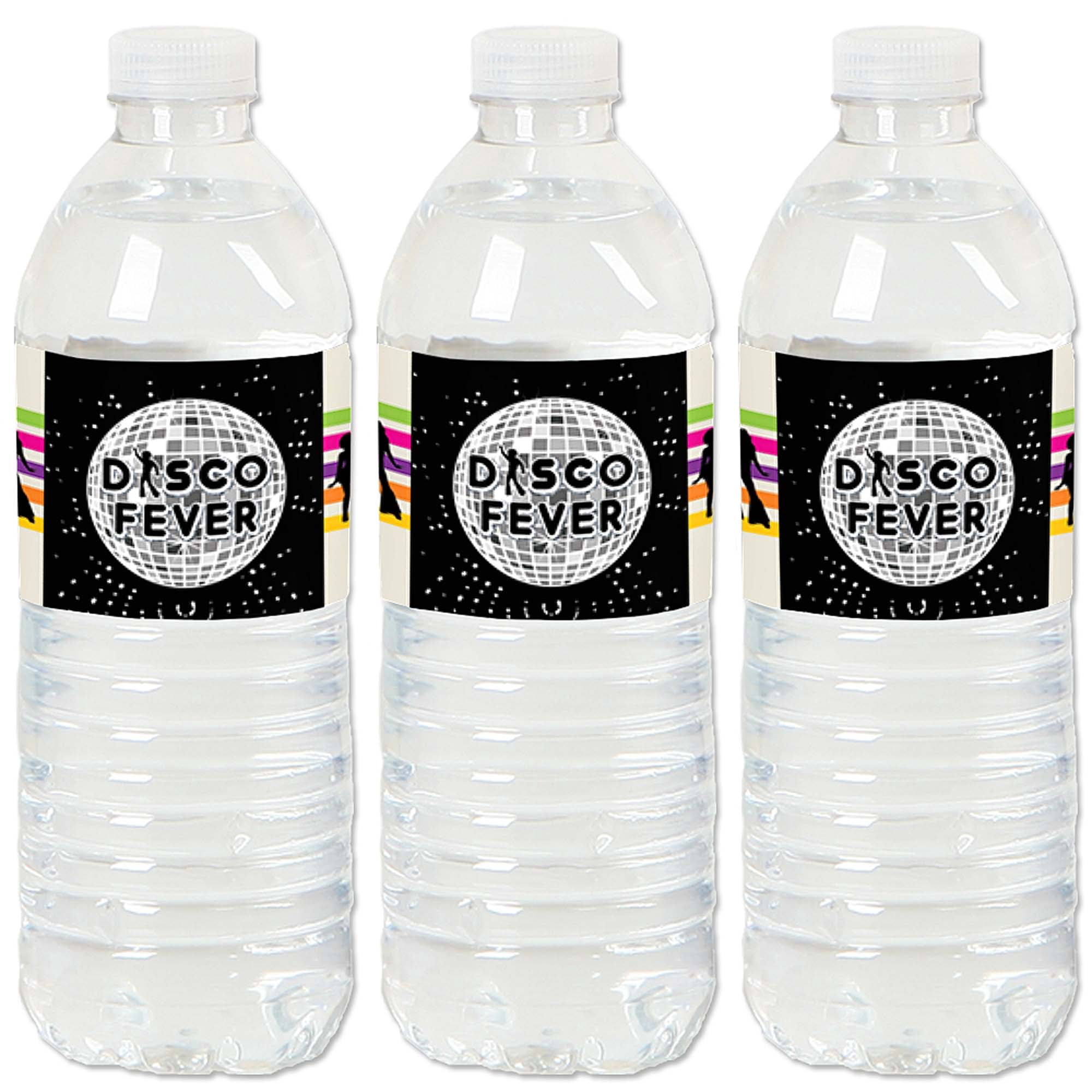 Big Dot of Happiness 70's Disco - 1970s Disco Fever Party Water Bottle ...
