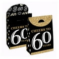 Big Dot of Happiness Adult 60th Birthday - Gold - Birthday Gift Favor ...