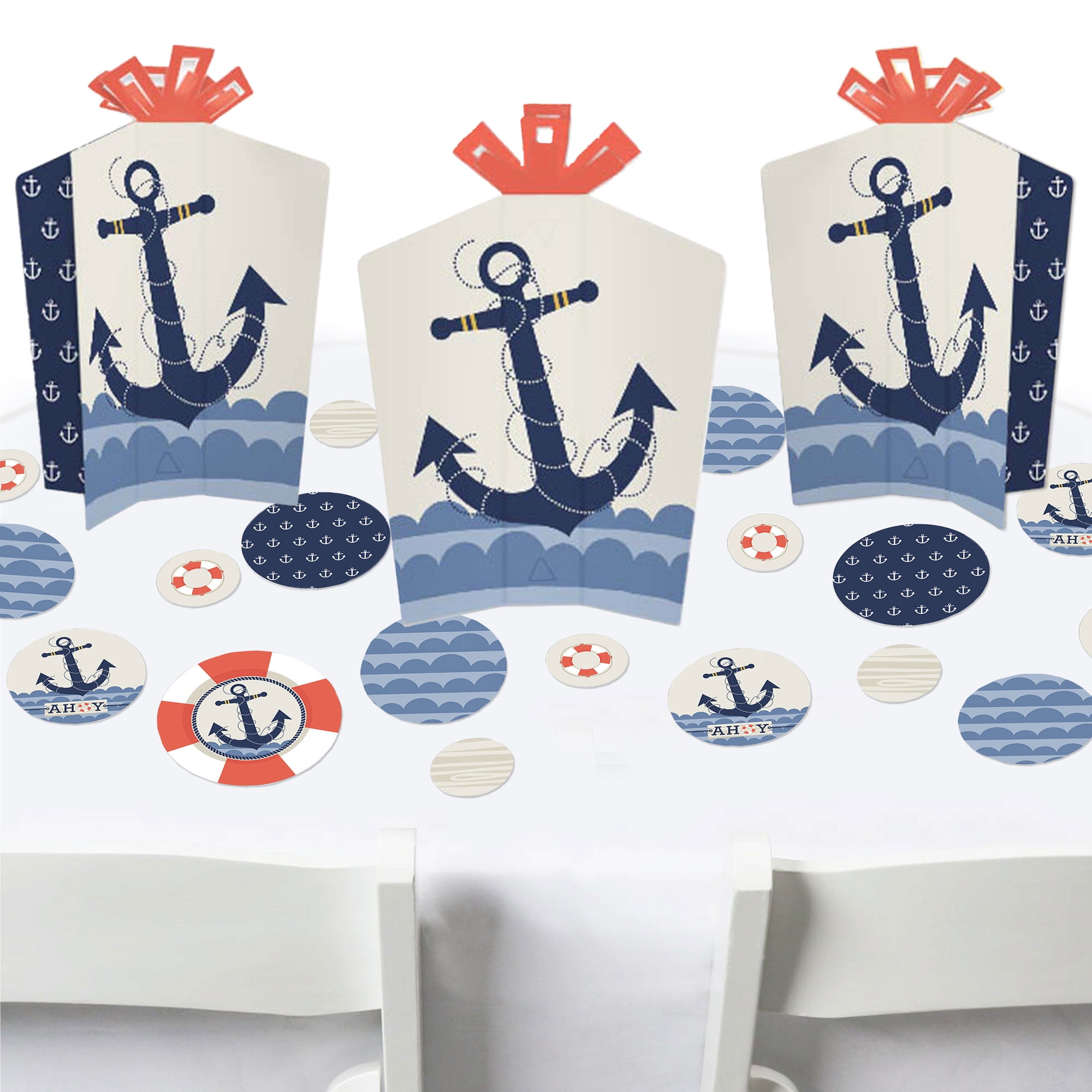 Big Dot of Happiness Ahoy - Nautical - Baby Shower or Birthday Party ...
