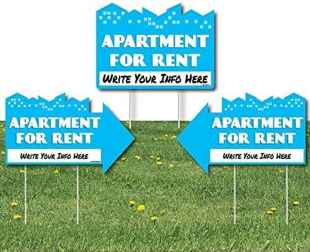 Big Dot of Happiness Apartment for Rent - Yard Sign with Stakes ...