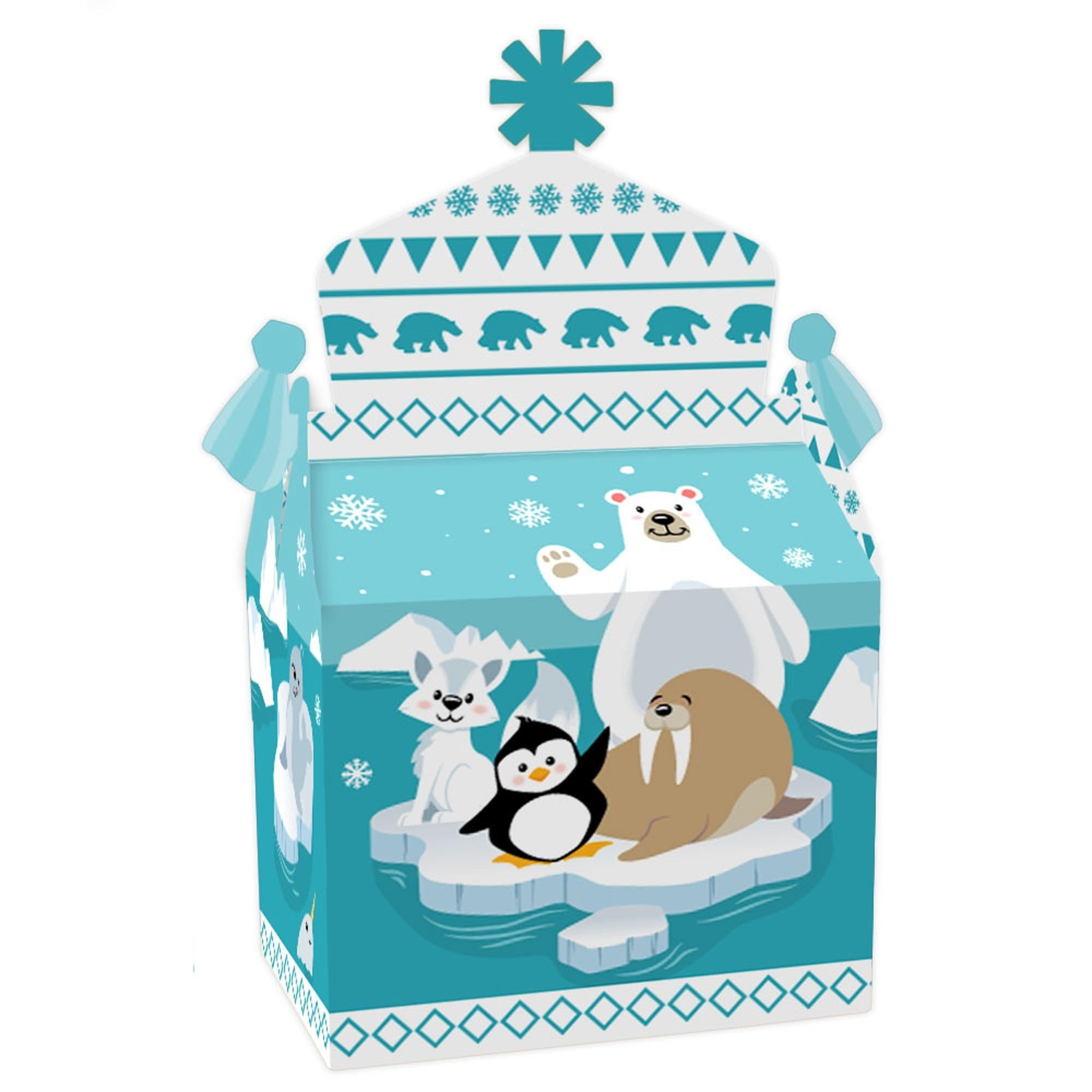 Big Dot of Happiness Arctic Polar Animals - Treat Box Party Favors ...
