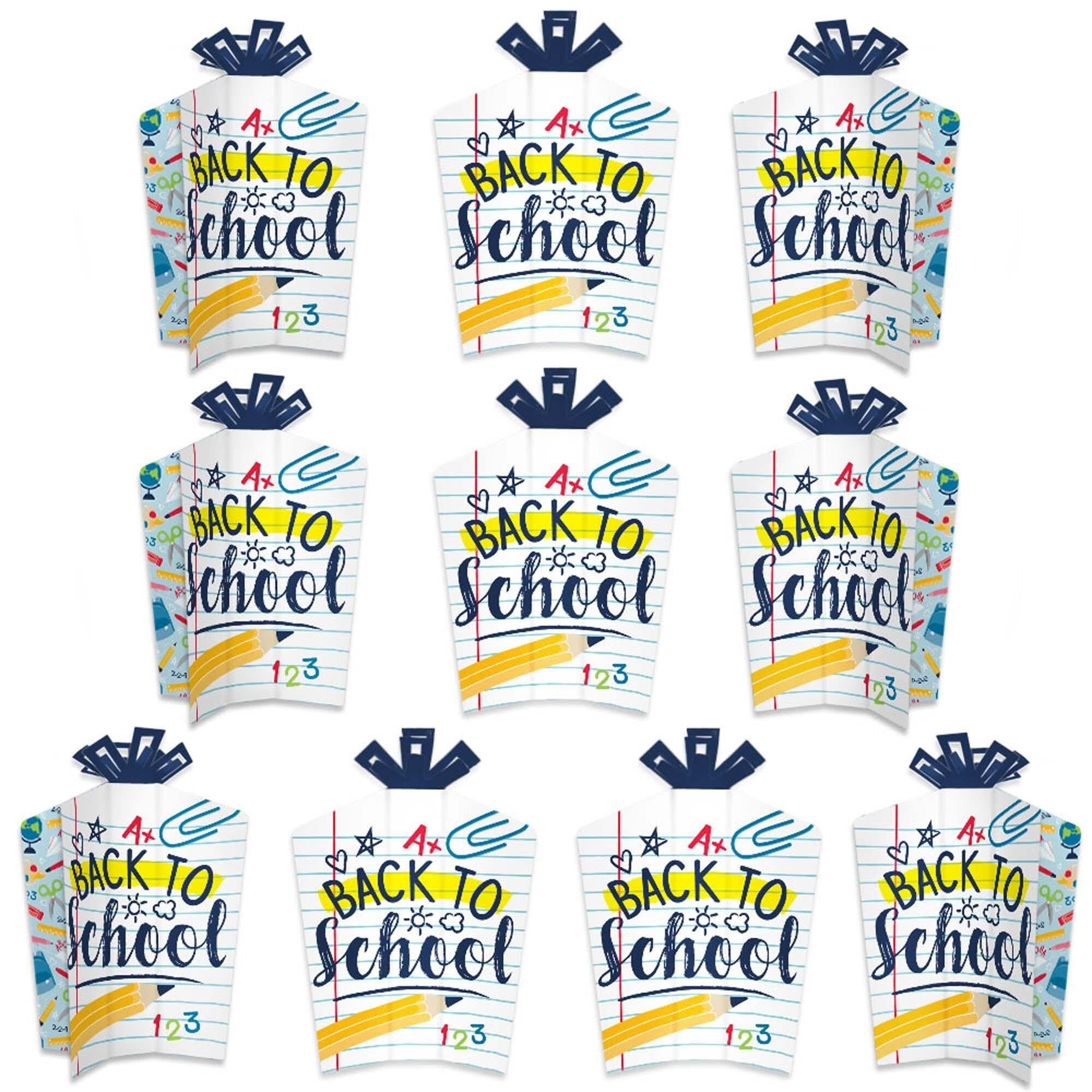 Big Dot of Happiness Back to School - Table Decorations - First Day of ...