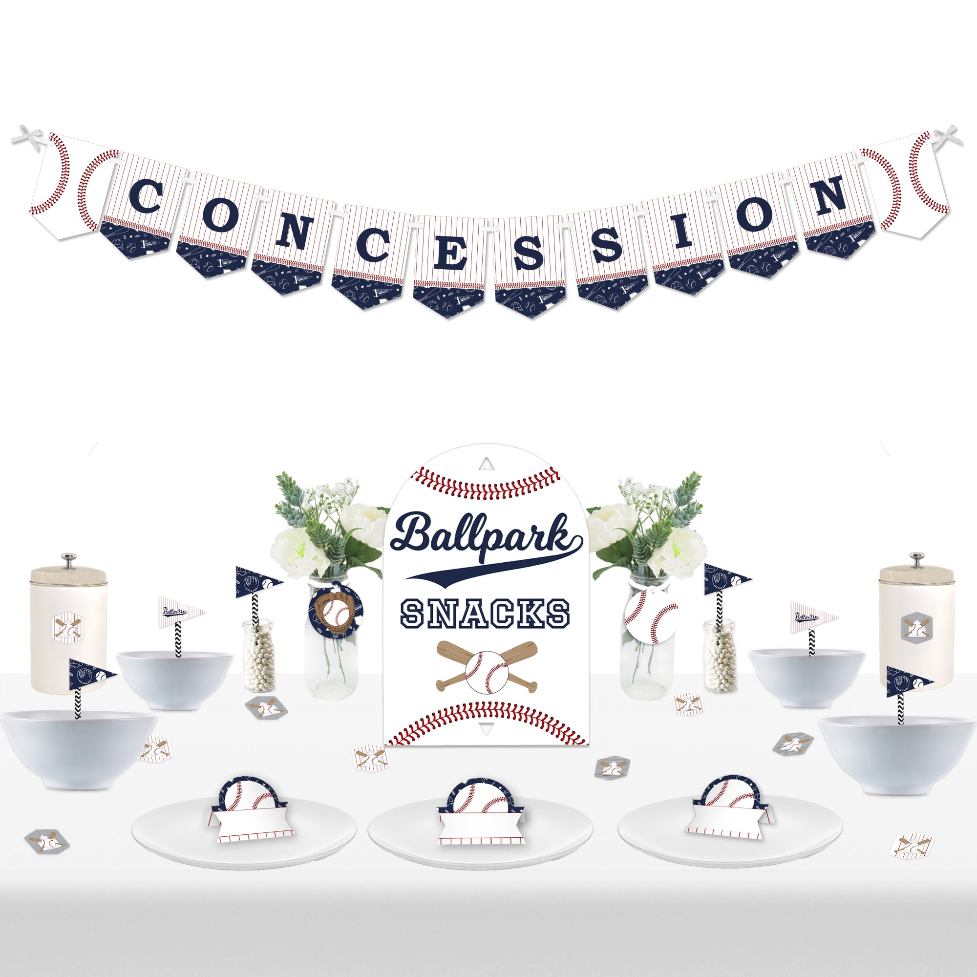 Big Dot of Happiness Batter Up - Baseball - DIY Baby Shower or Birthday ...