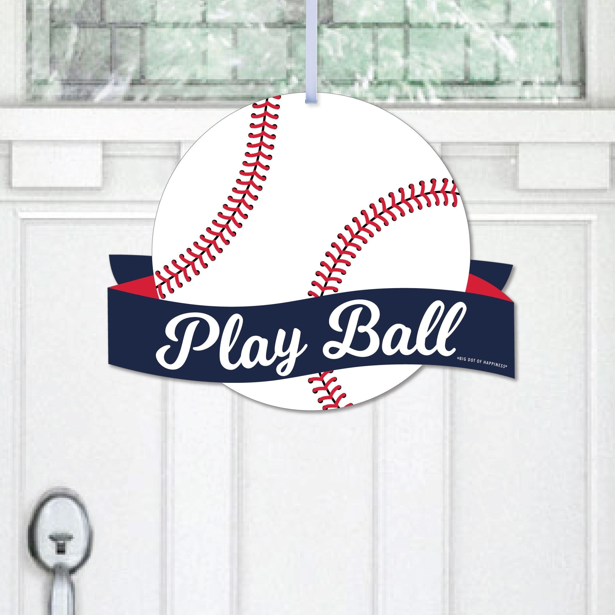 Big Dot of Happiness Batter Up - Baseball - Hanging Porch Baby Shower ...