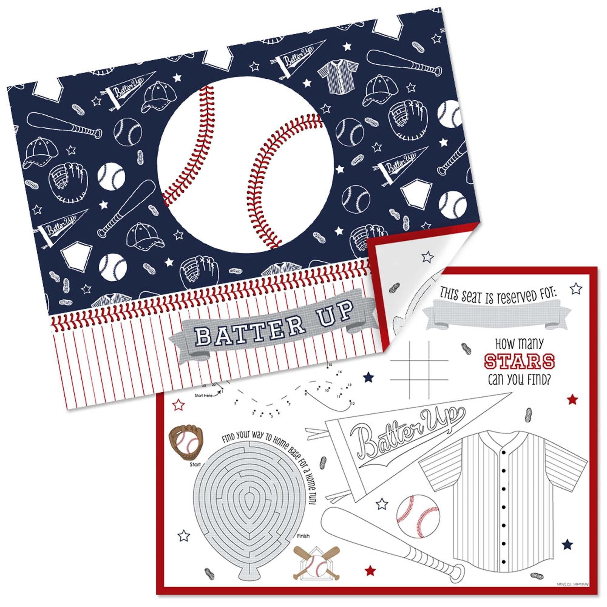 Big Dot of Happiness Batter Up - Baseball - Paper Birthday Party ...