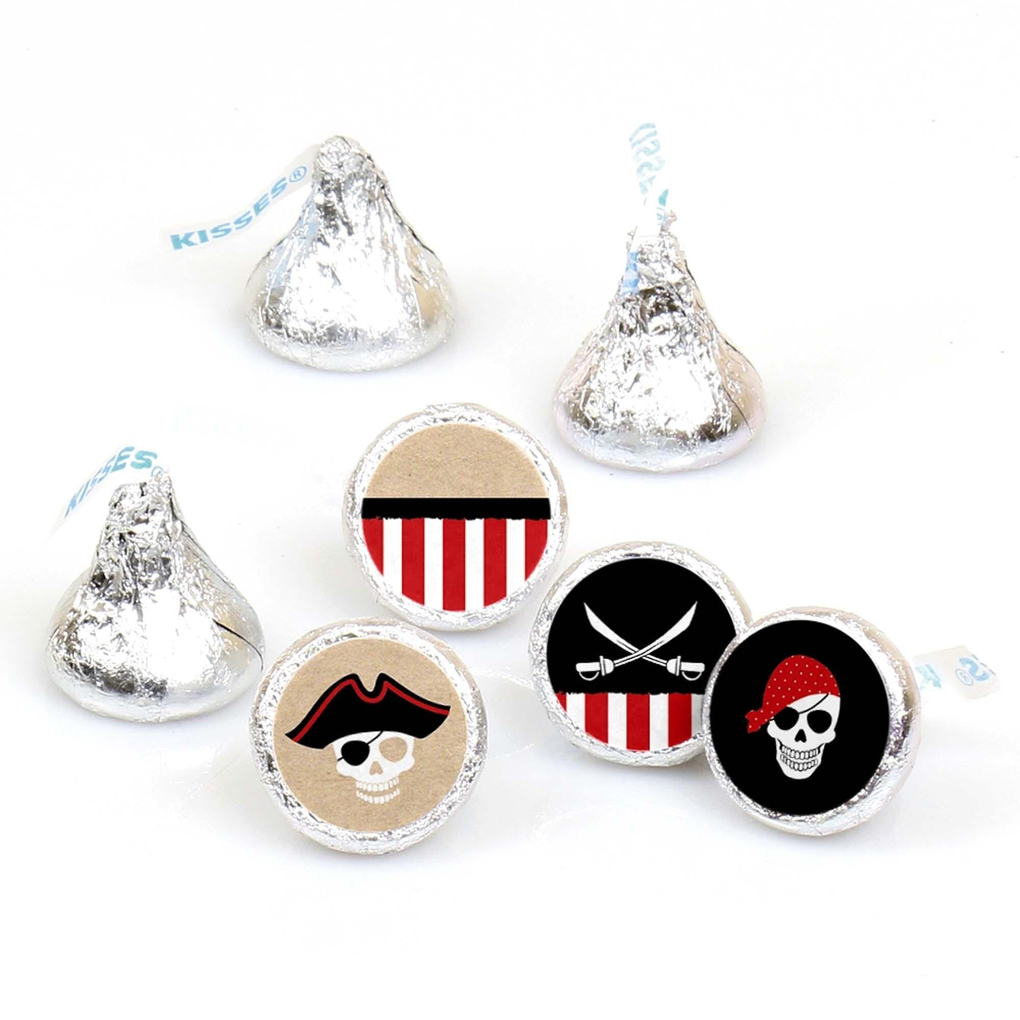Big Dot of Happiness Beware of Pirates - Pirate Birthday Party Round ...