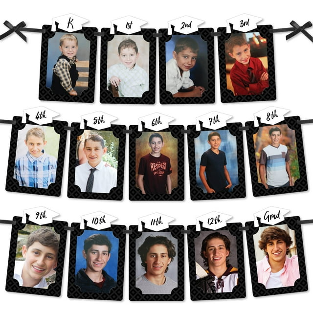 Big Dot of Happiness Black and White Grad - Best is Yet to Come - DIY ...