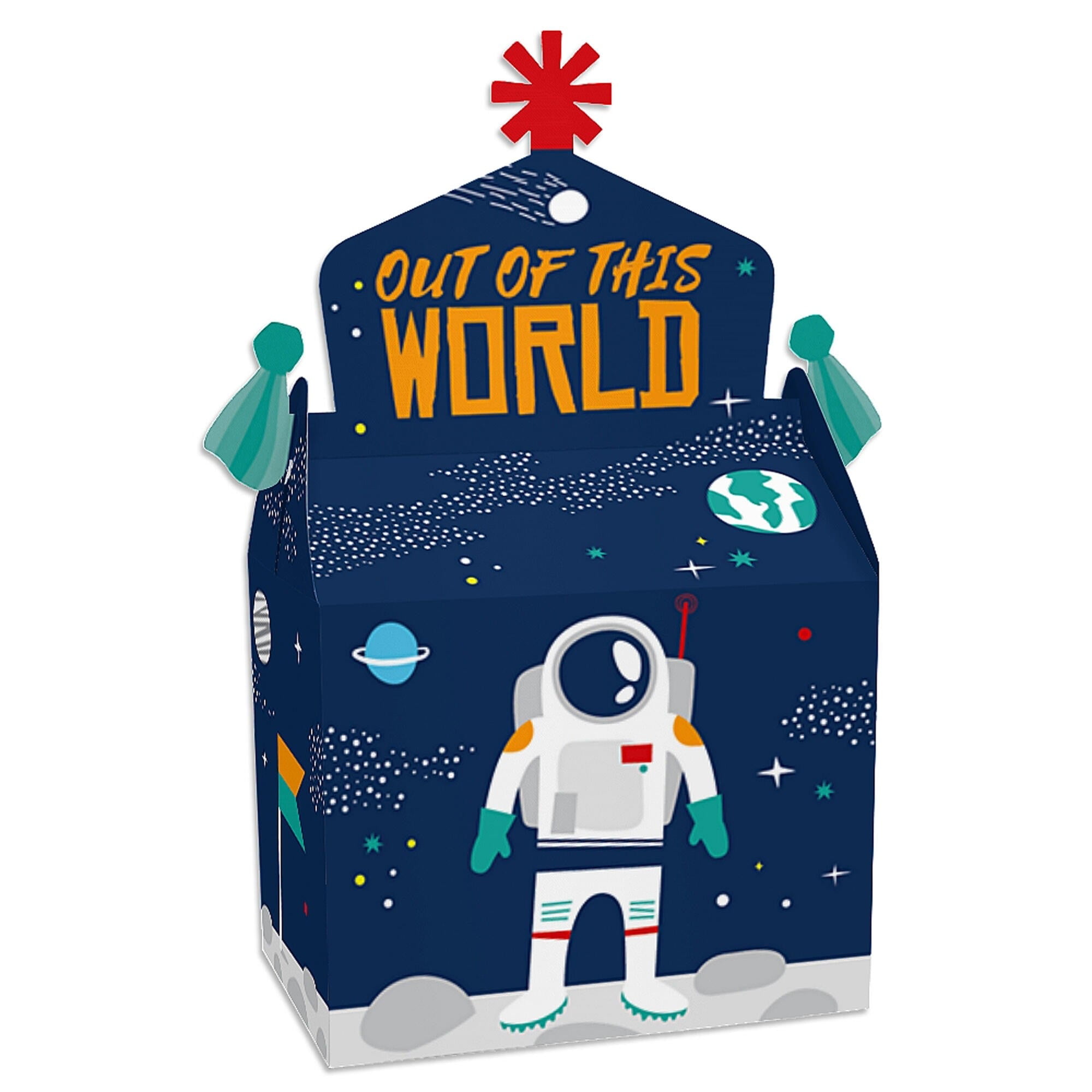 Big Dot of Happiness Blast Off to Outer Space - Treat Box Party Favors ...