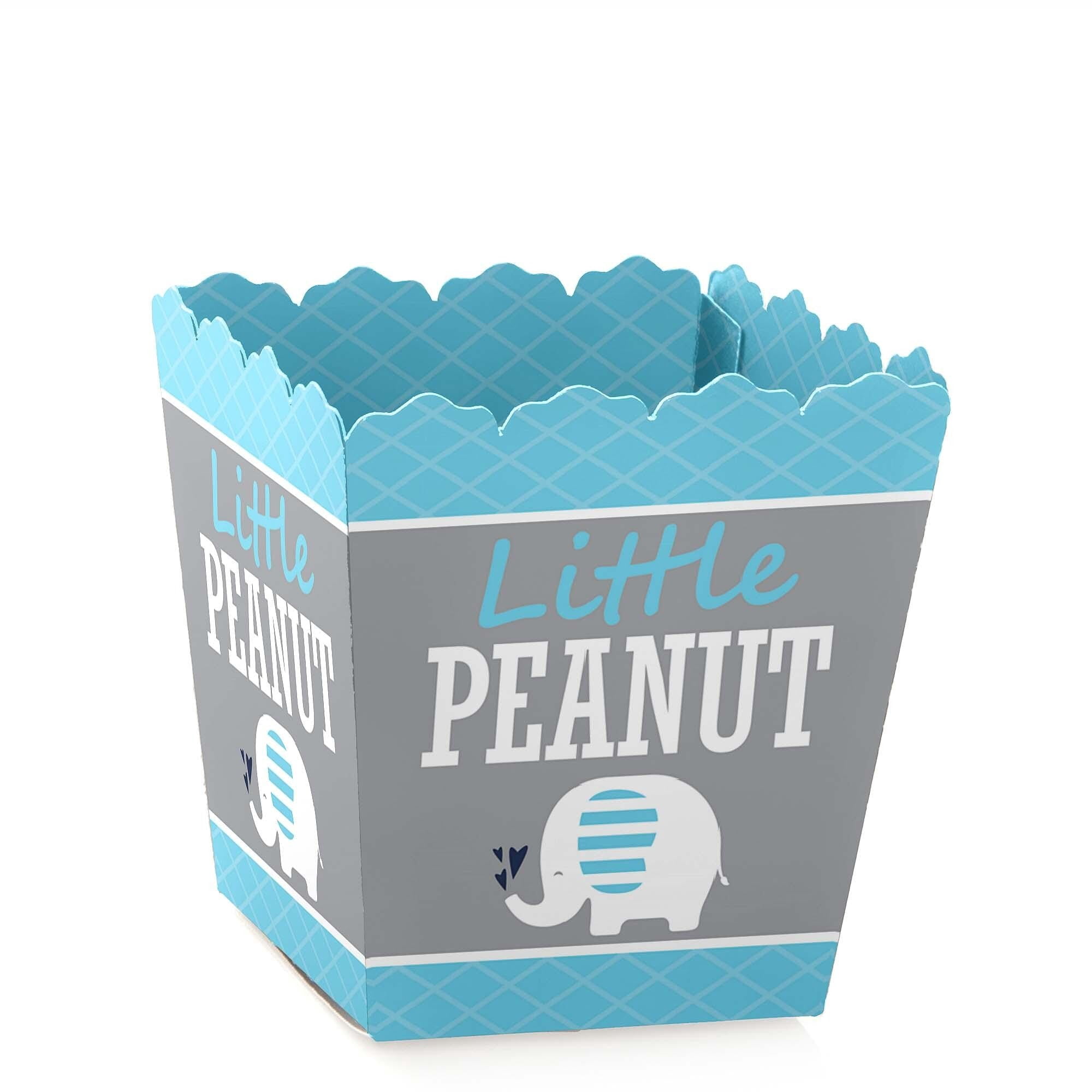 Big Dot of Happiness Blue Elephant - Party Mini Favor Boxes - Boy Baby ...
