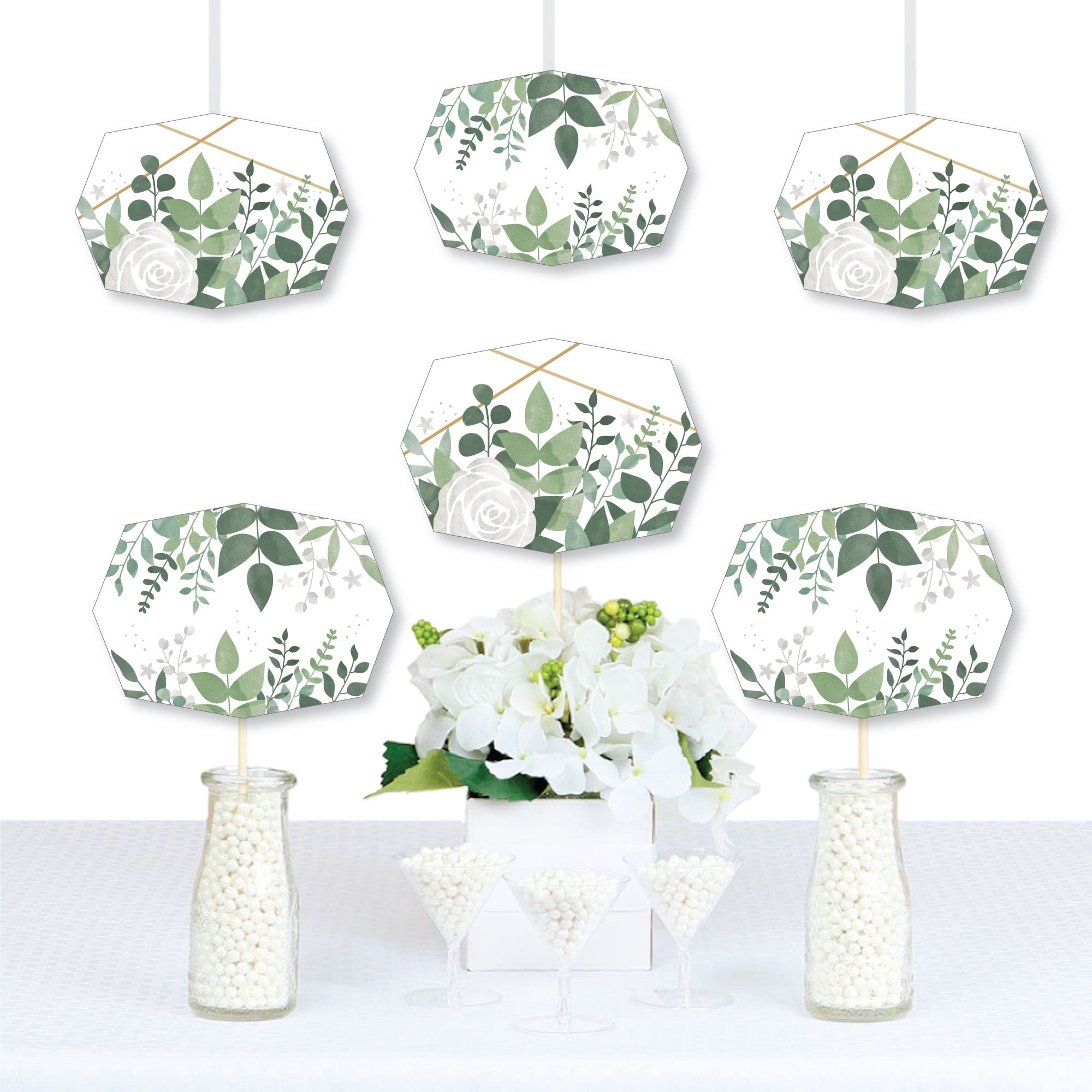 Big Dot of Happiness Boho Botanical - Decorations DIY Greenery Party ...