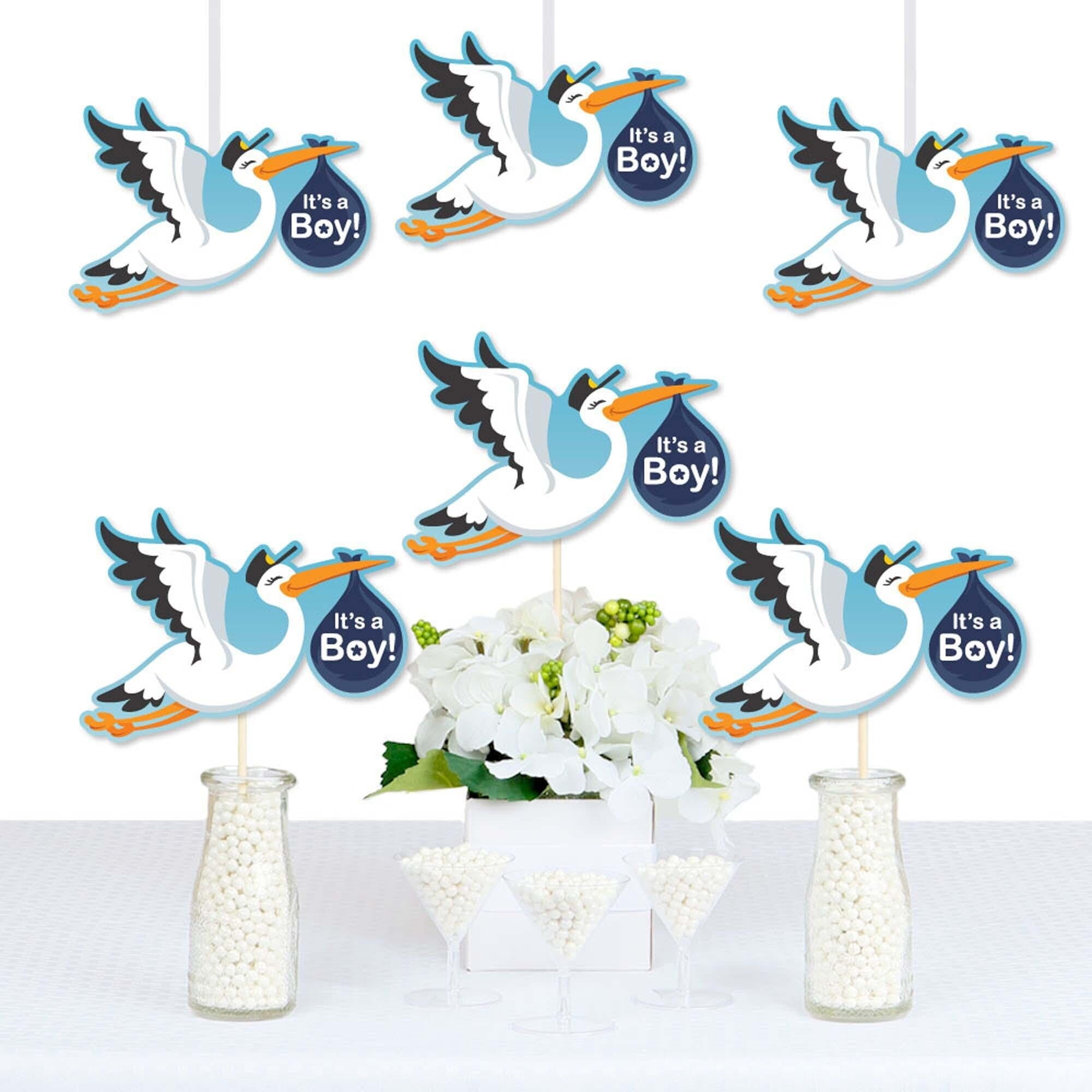 Big Dot of Happiness Boy Special Delivery - Decorations DIY Blue It's a ...