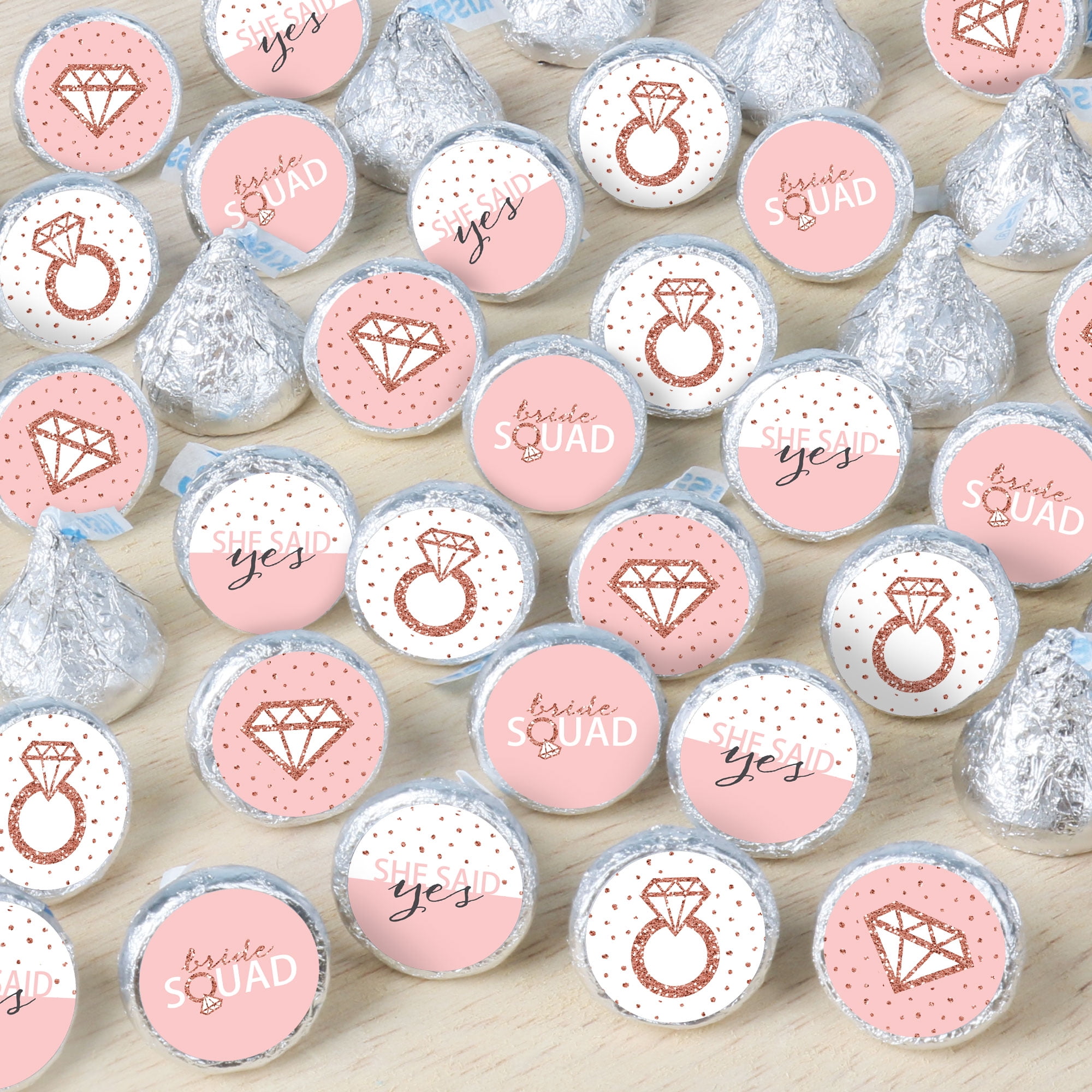 Big Dot of Happiness Bride Squad - Rose Gold Bridal Shower or ...