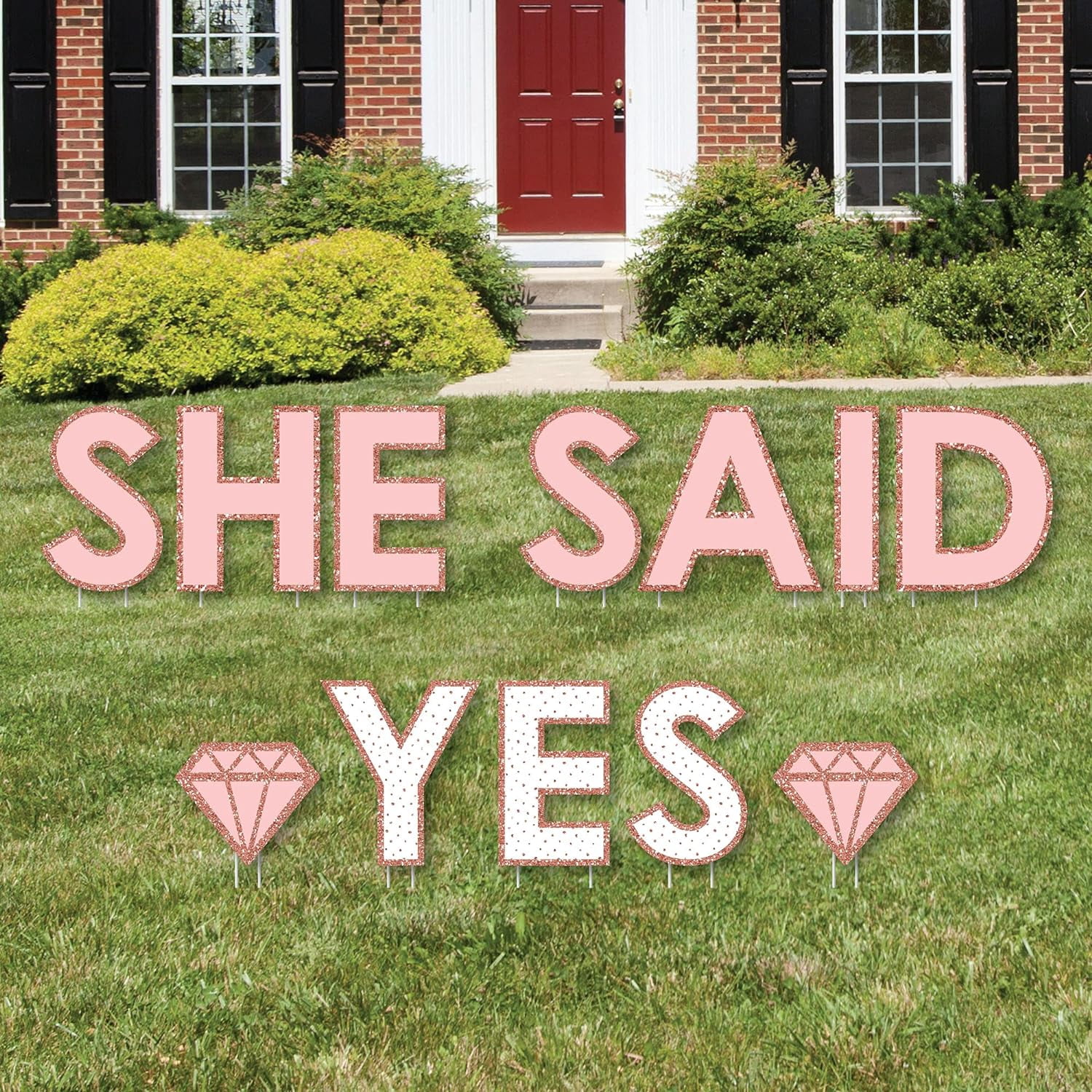 Big Dot of Happiness Bride Squad - Yard Sign Outdoor Lawn Decorations ...