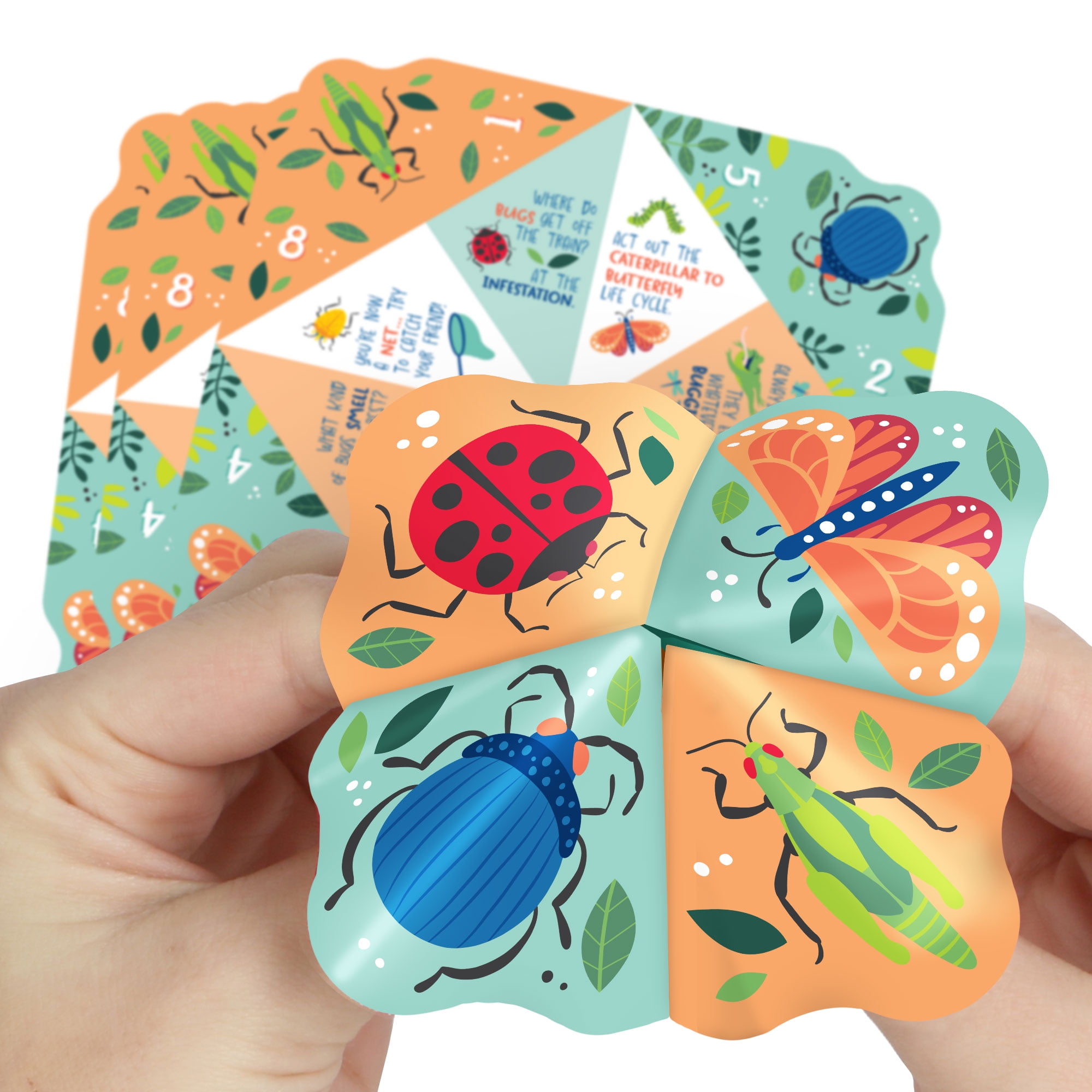 Big Dot of Happiness Buggin' Out - Bugs Birthday Party Cootie Catcher ...